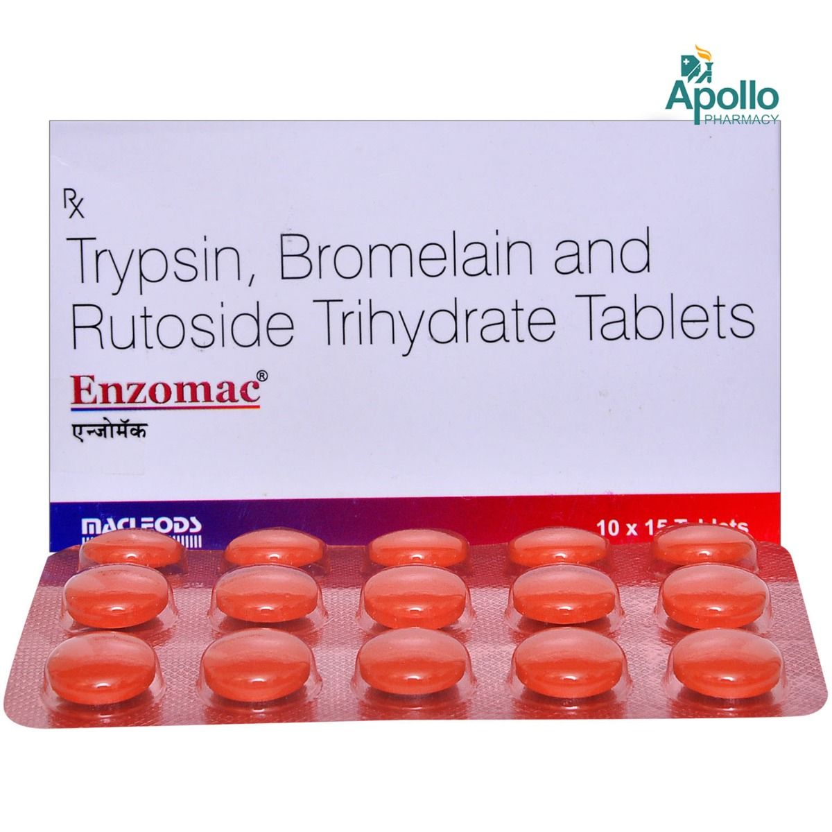 Enzomac Tablet 15's Price, Uses, Side Effects, Composition - Apollo ...