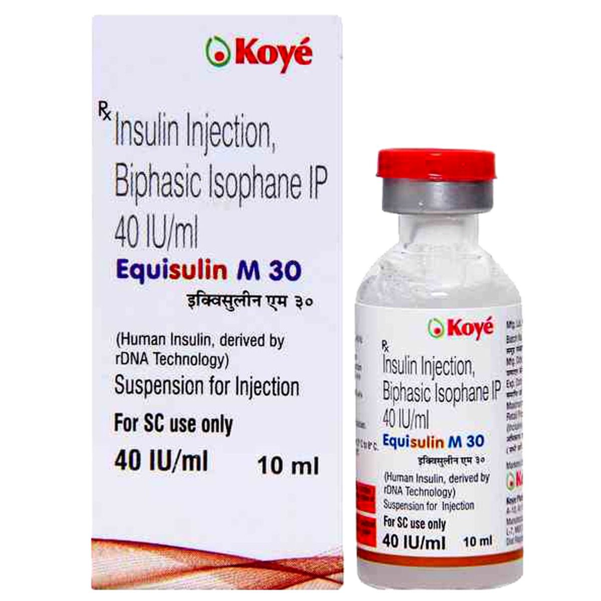 Equisulin M 30 Injection 10 ml Price, Uses, Side Effects, Composition ...