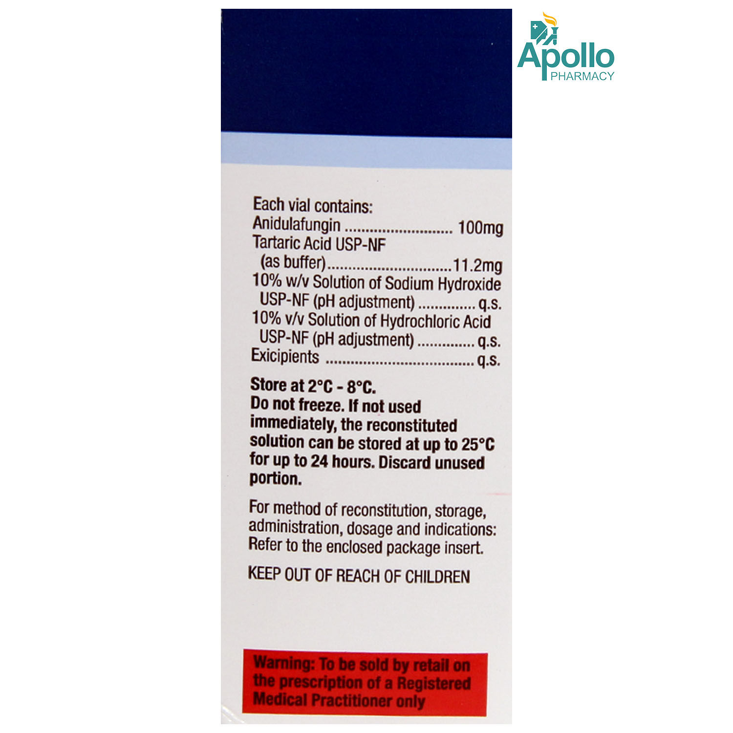 ERAXIS 100MG INJECTION Price, Uses, Side Effects, Composition - Apollo ...