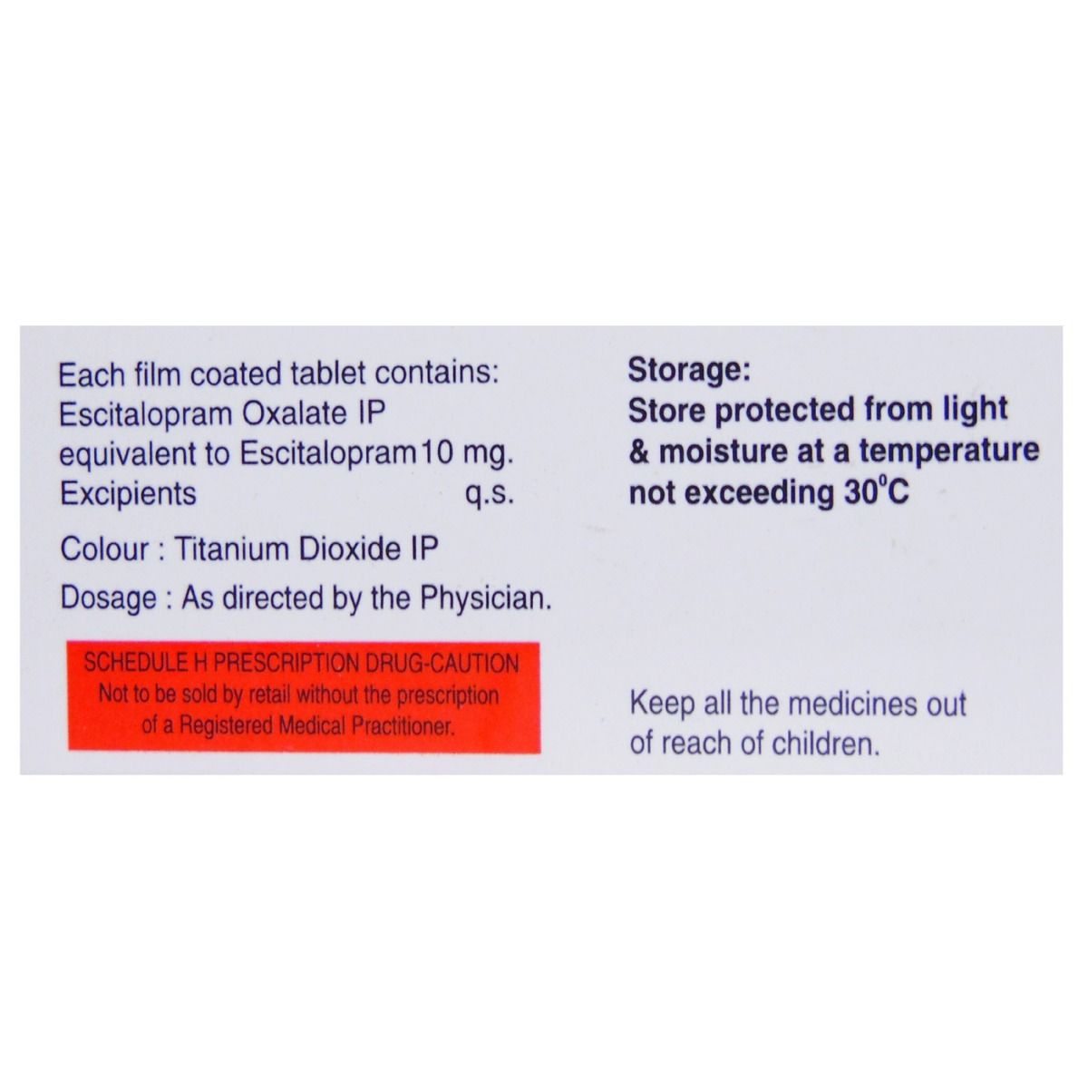 ESCIPRA 10MG TABLET Price, Uses, Side Effects, Composition - Apollo ...