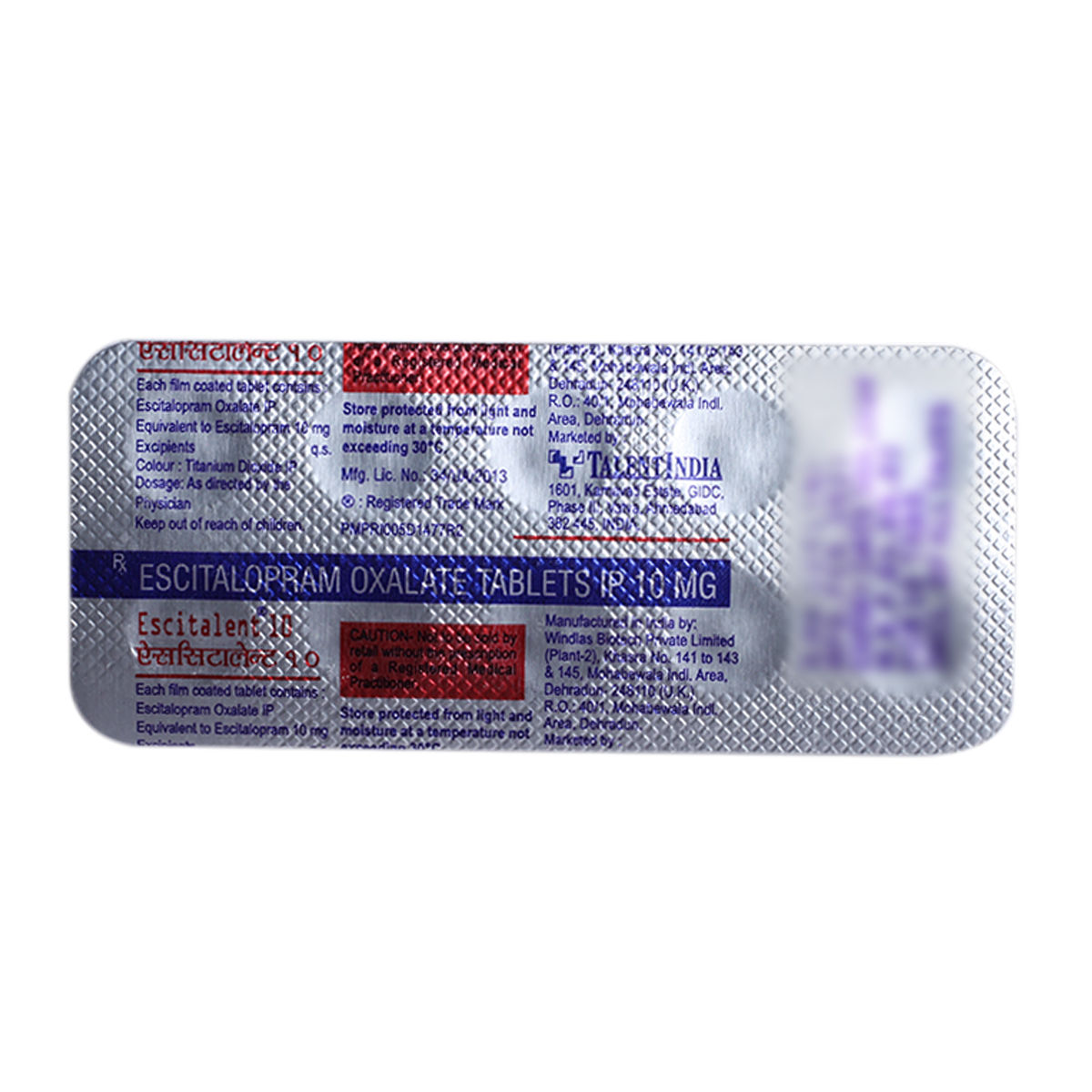 ESCITALENT 10MG TABLET Price, Uses, Side Effects, Composition - Apollo ...