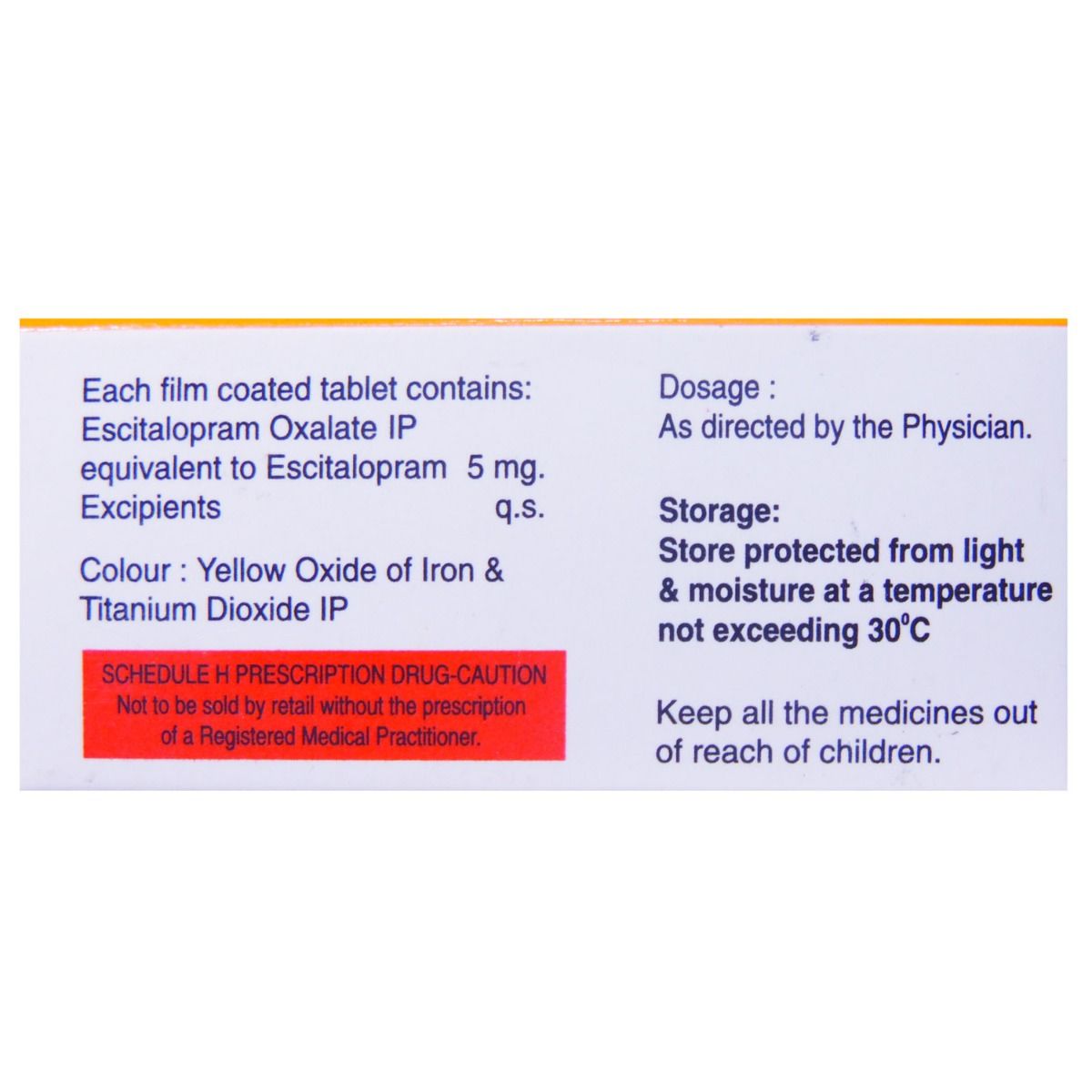 ESCIPRA 5MG TABLET Price, Uses, Side Effects, Composition - Apollo Pharmacy