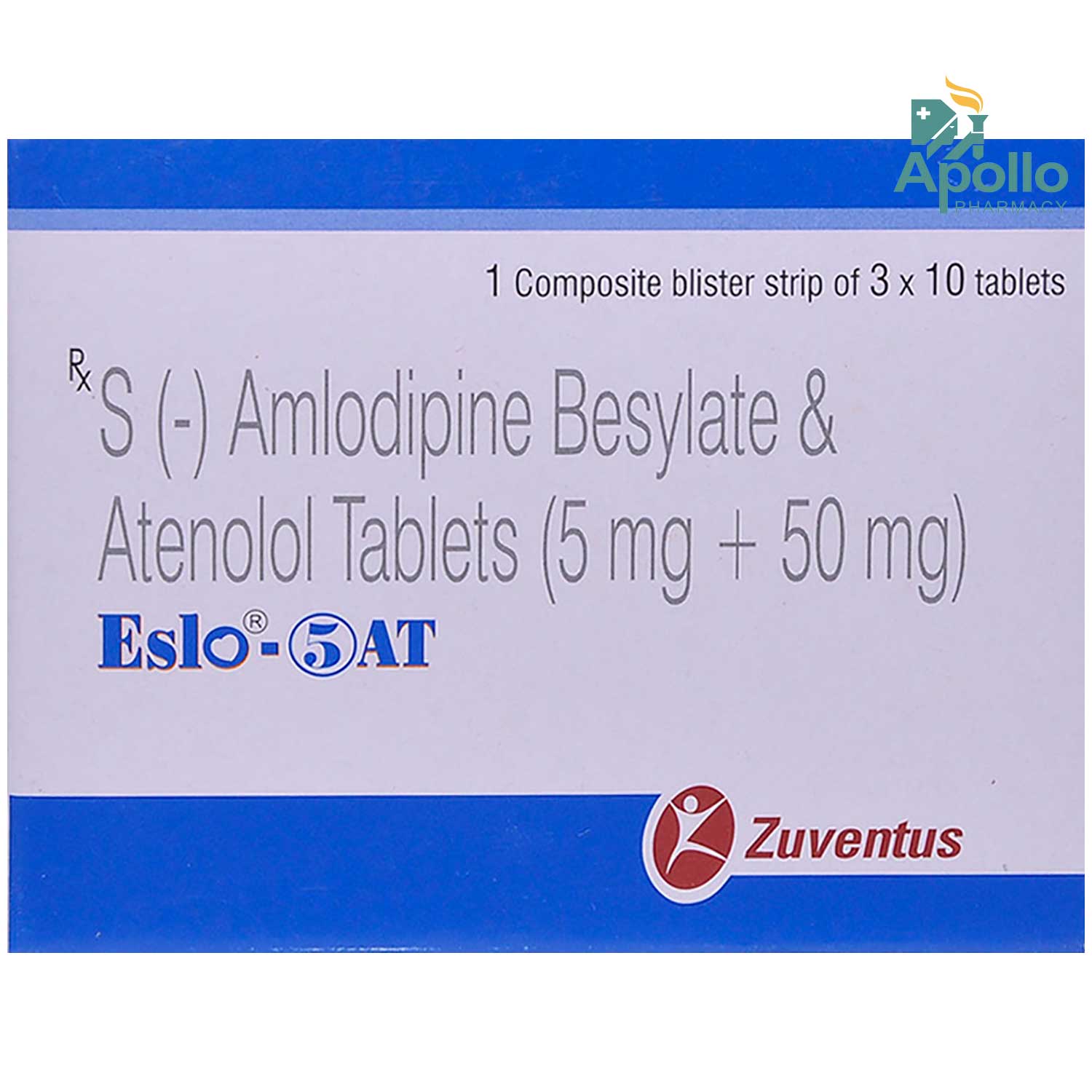 ESLO AT 5MG TABLET Price, Uses, Side Effects, Composition - Apollo Pharmacy
