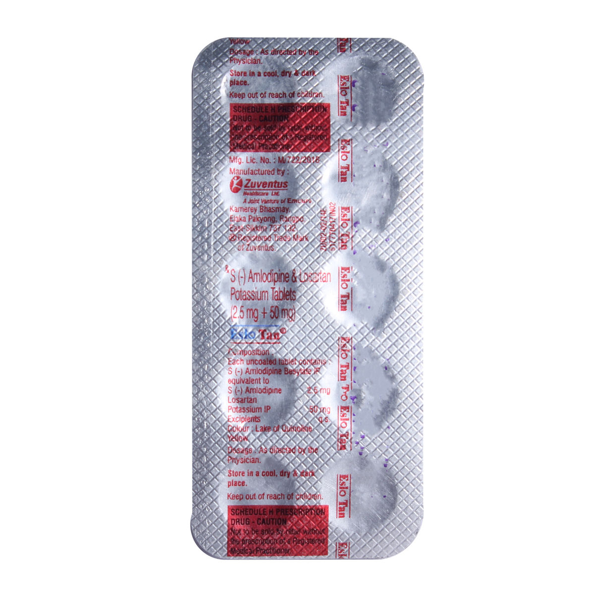 Eslo Tan Tablet 10's Price, Uses, Side Effects, Composition - Apollo ...