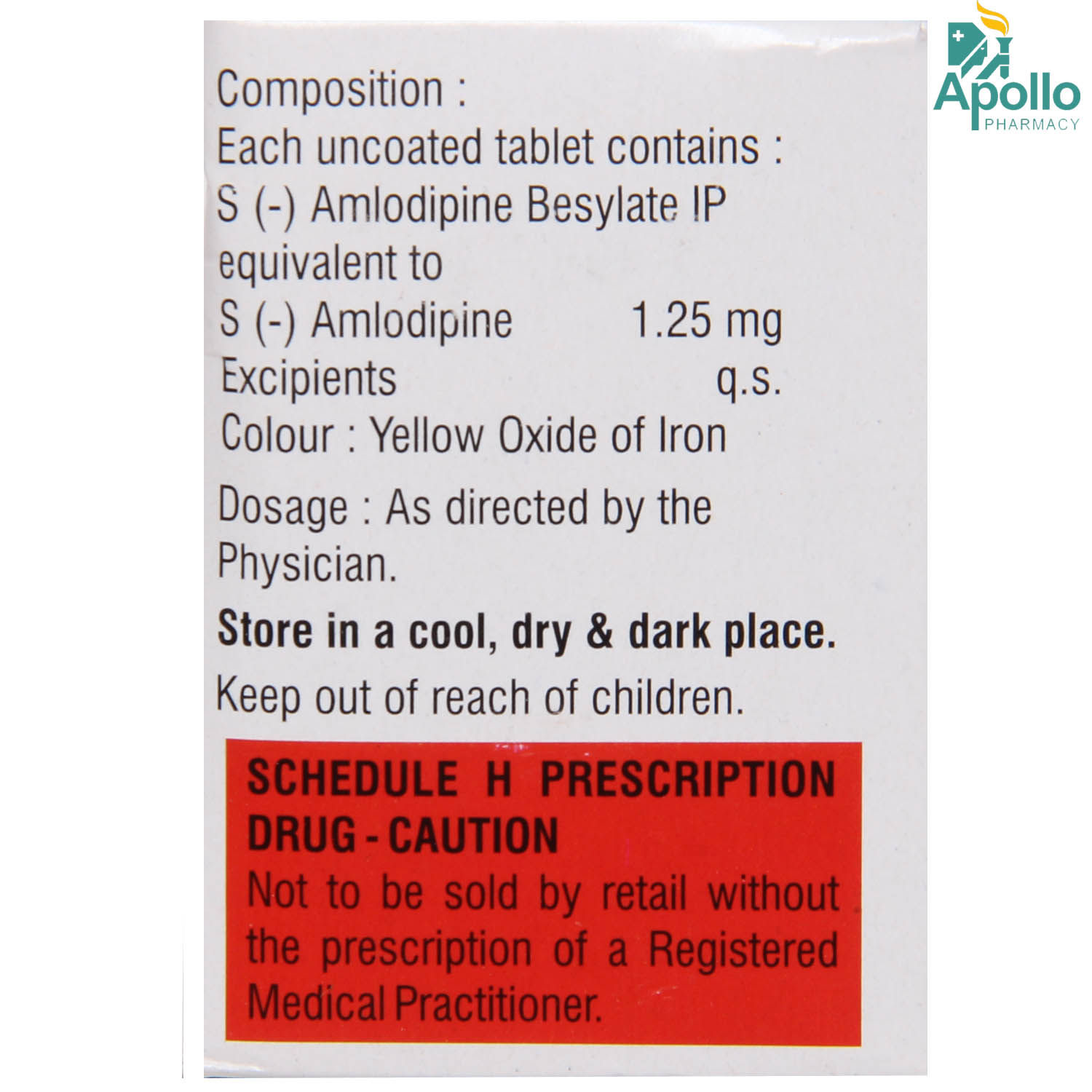 ESLO 1.25MG TABLET Price, Uses, Side Effects, Composition - Apollo Pharmacy
