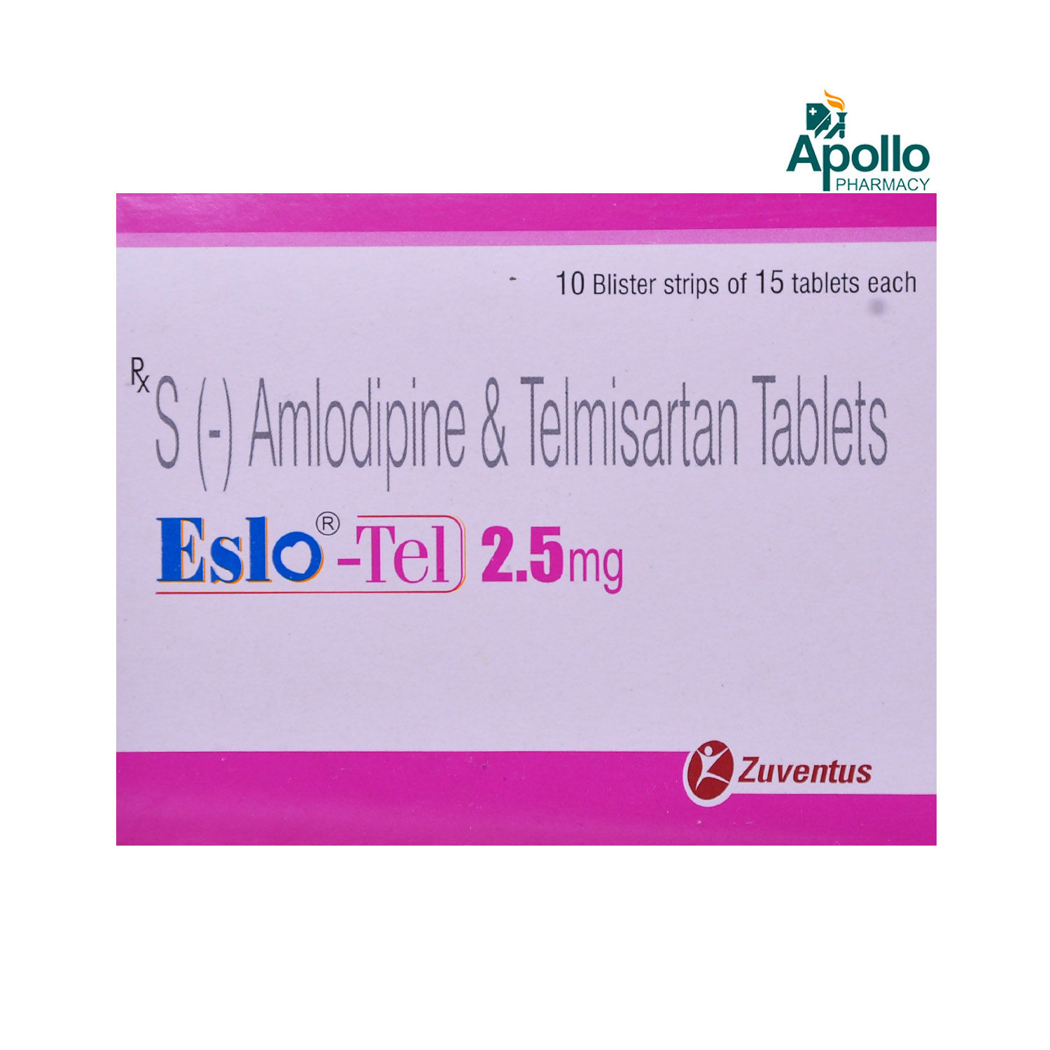 ESLO TEL 2.5MG TABLET Price, Uses, Side Effects, Composition - Apollo ...