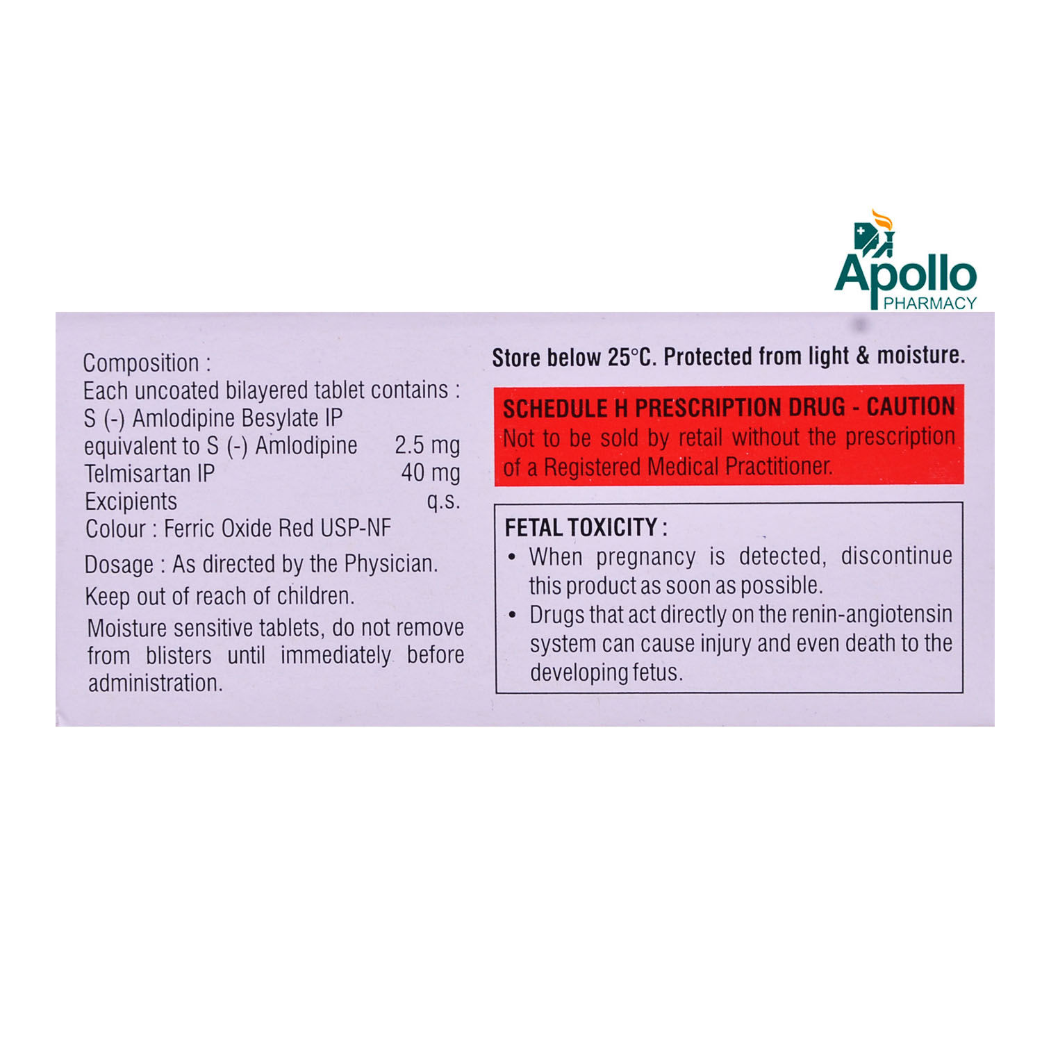 ESLO TEL 2.5MG TABLET Price, Uses, Side Effects, Composition - Apollo ...