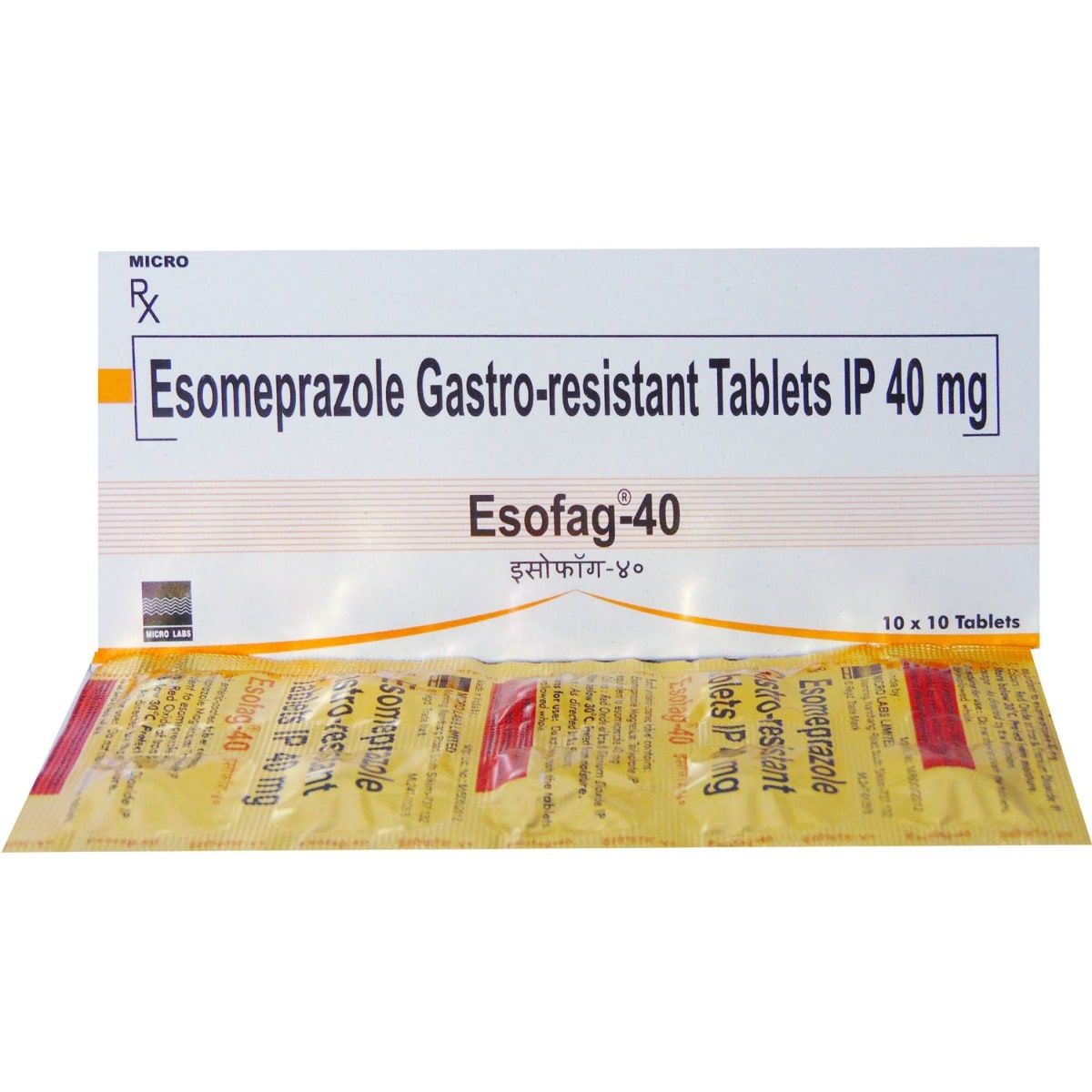 Esofag-40 Tablet 10's Price, Uses, Side Effects, Composition - Apollo ...