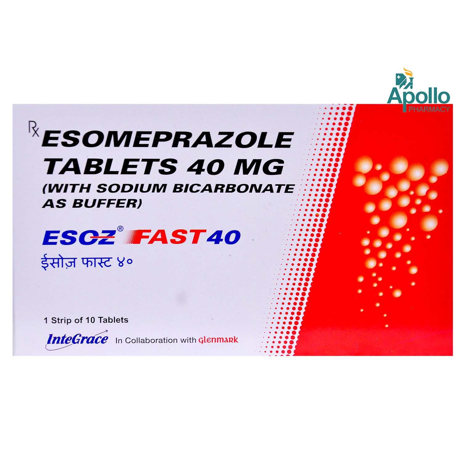 Esoz Fast 40 Tablet 10's Price, Uses, Side Effects, Composition ...