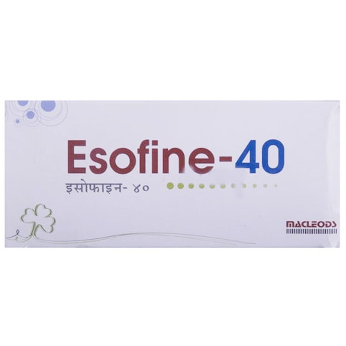 Esofine 40 Tablet 10's Price, Uses, Side Effects, Composition - Apollo ...