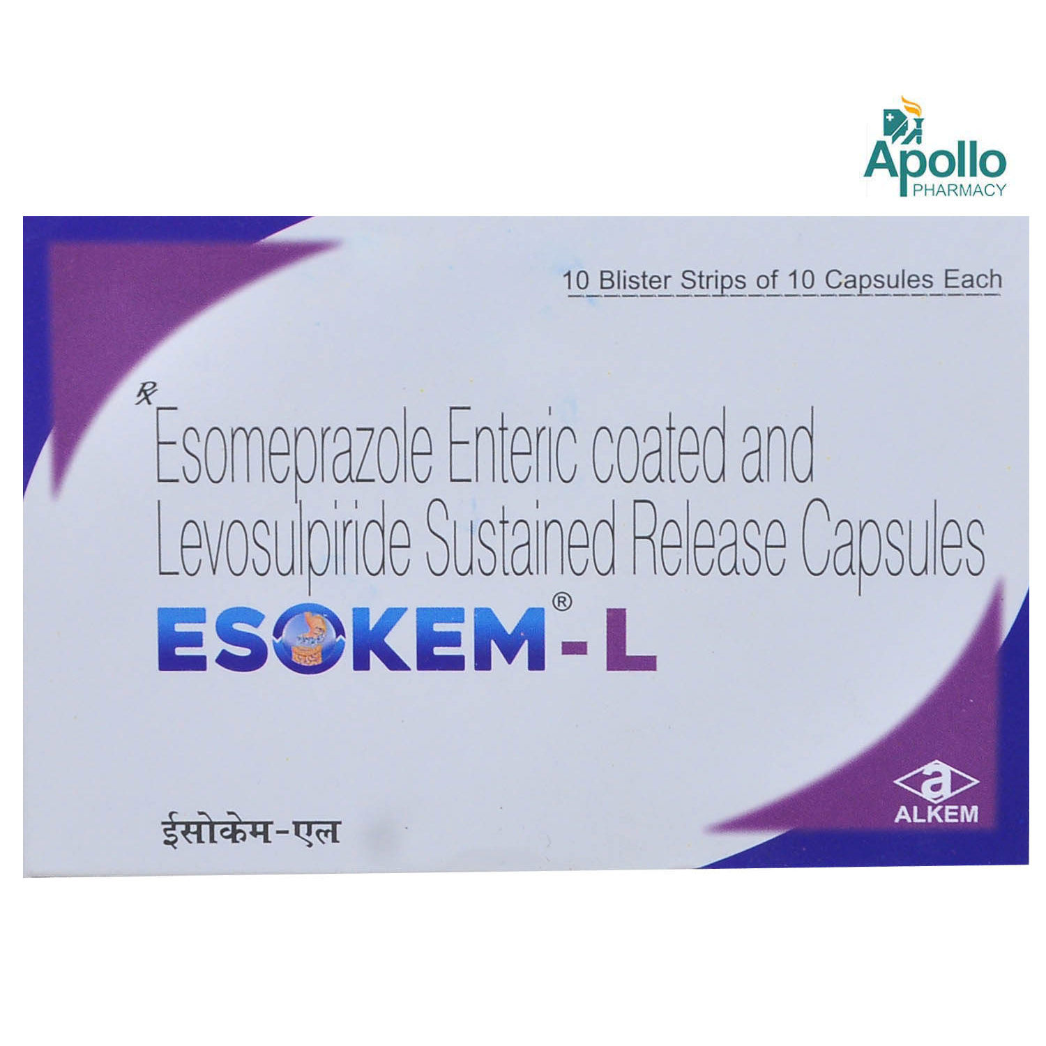 ESOKEM L CAPSULE 10'S Price, Uses, Side Effects, Composition - Apollo ...