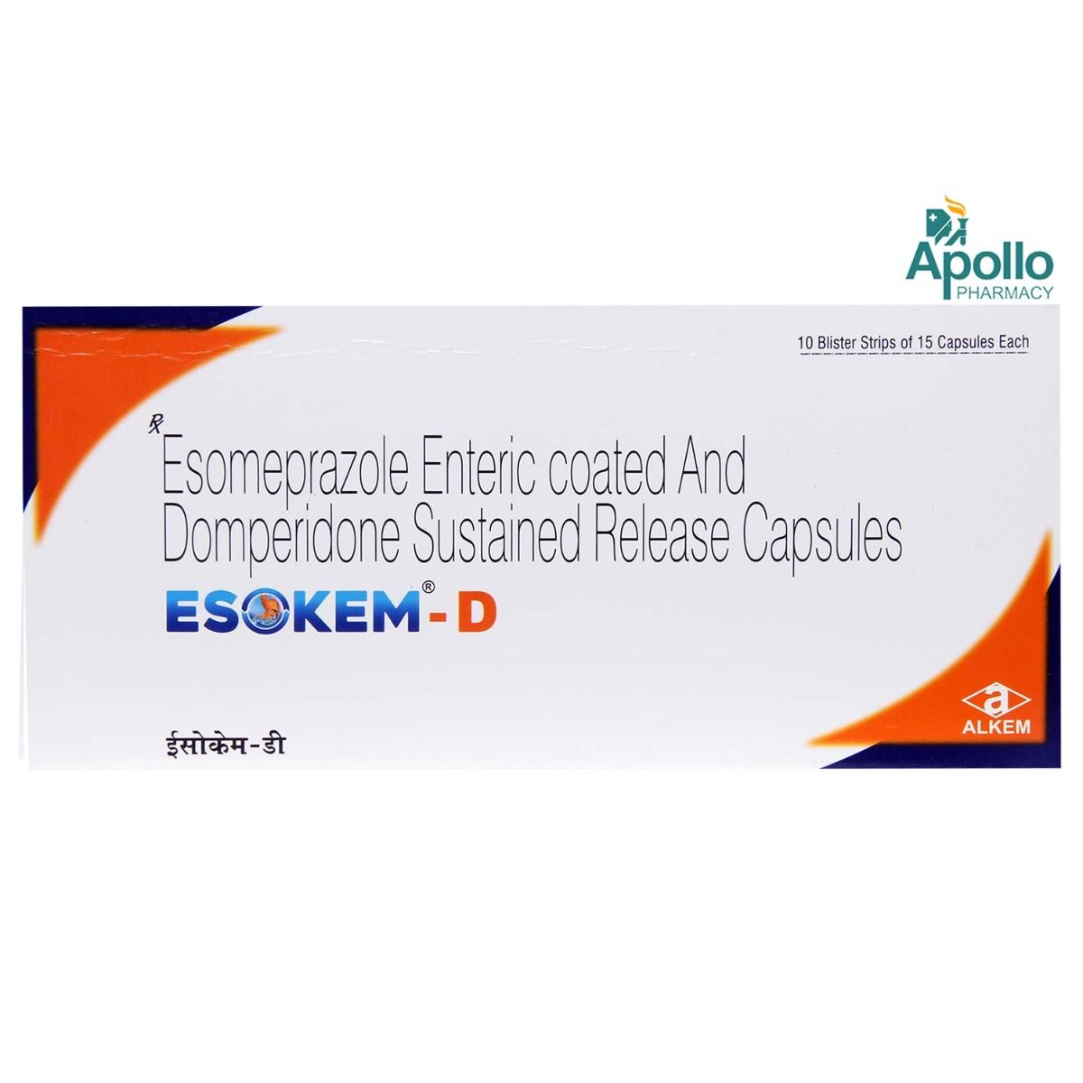 Esokem-D Capsule 15's Price, Uses, Side Effects, Composition - Apollo ...