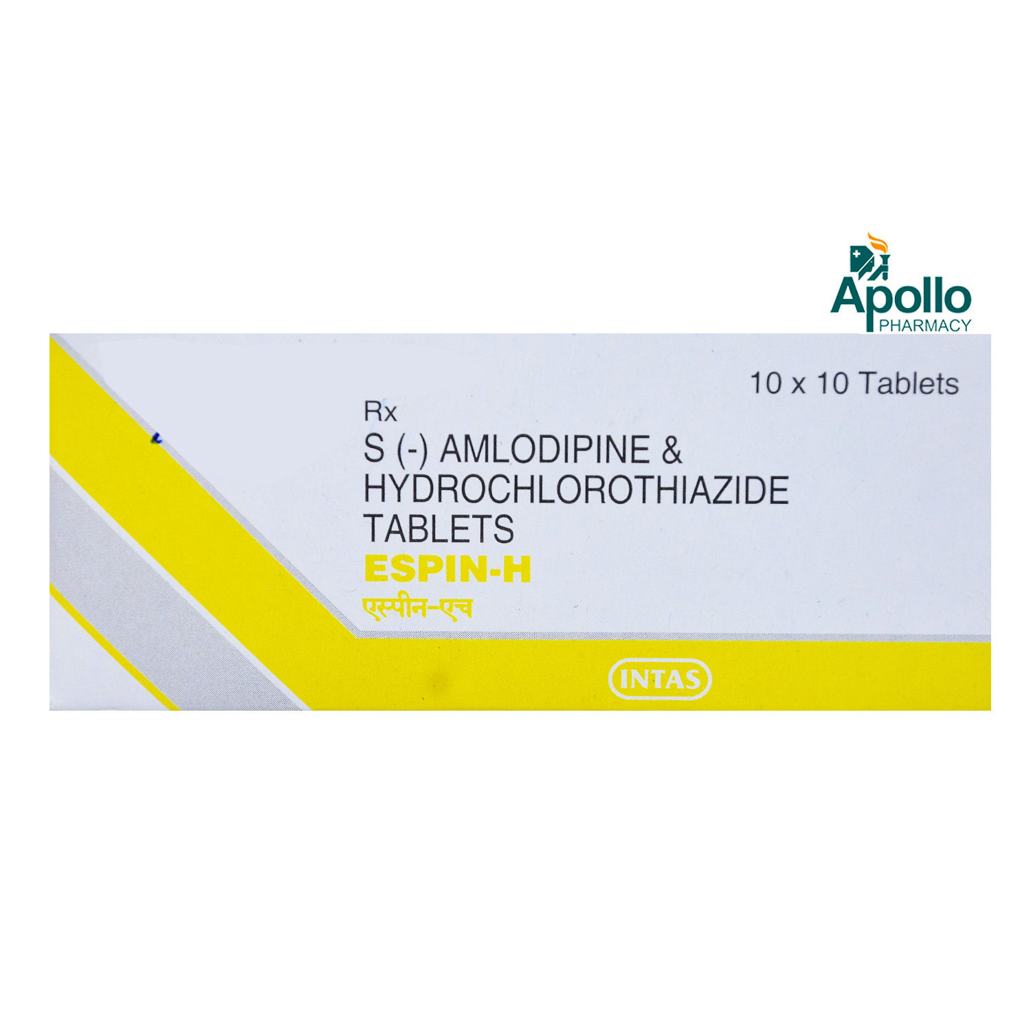 Espin-H Tablet 10's Price, Uses, Side Effects, Composition - Apollo ...
