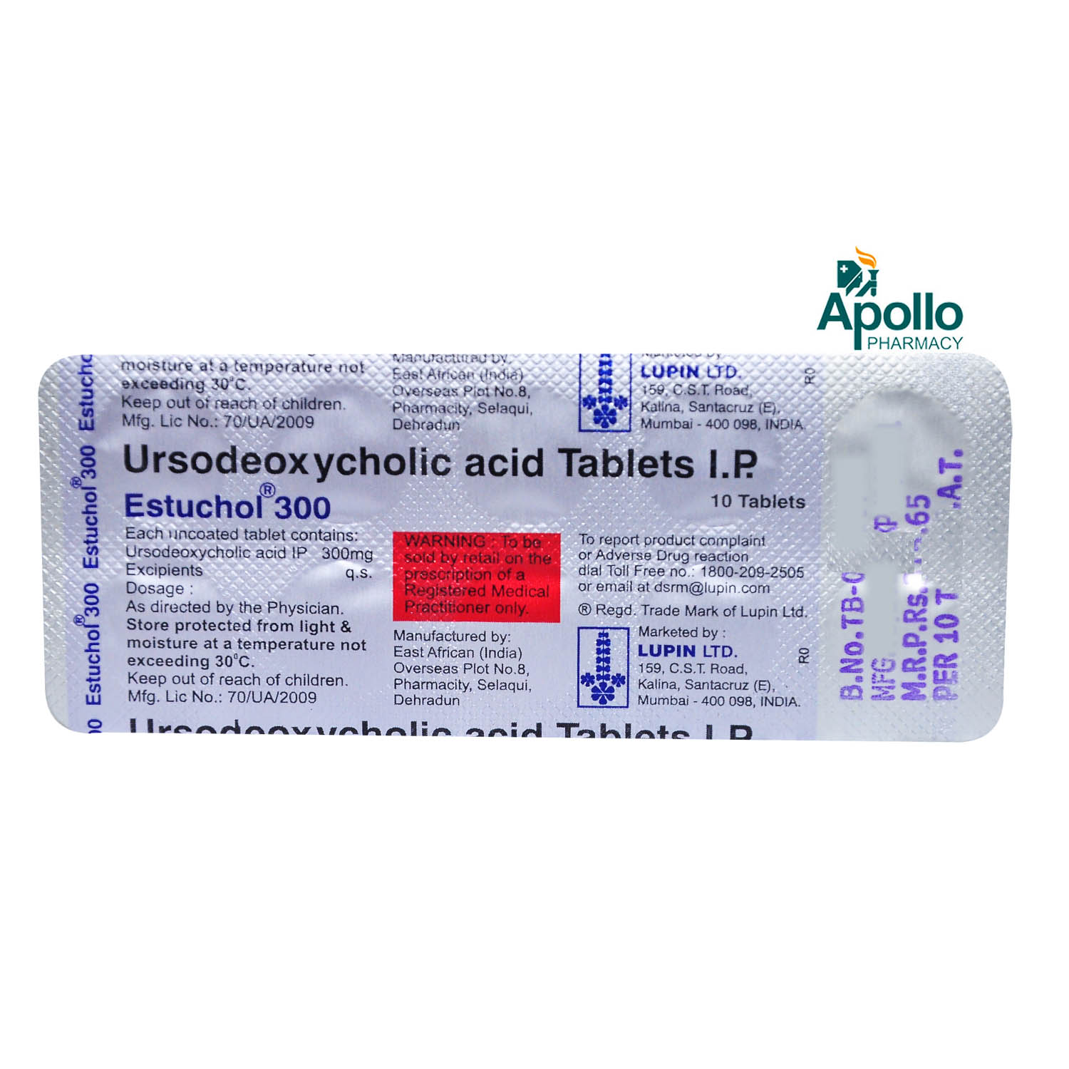 Estuchol 300 Tablet 10's Price, Uses, Side Effects, Composition ...