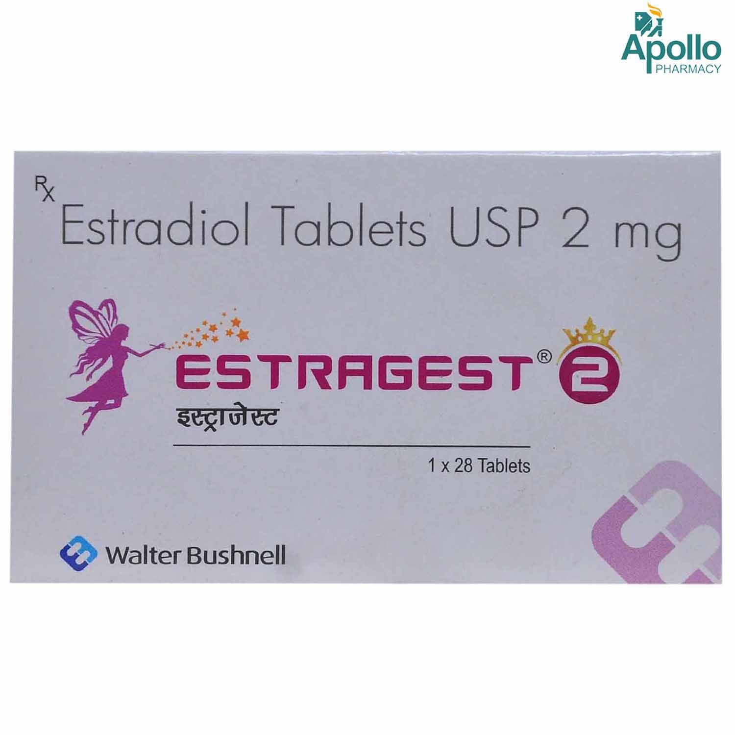 Estragest 2 mg Tablet 28's Price, Uses, Side Effects, Composition ...