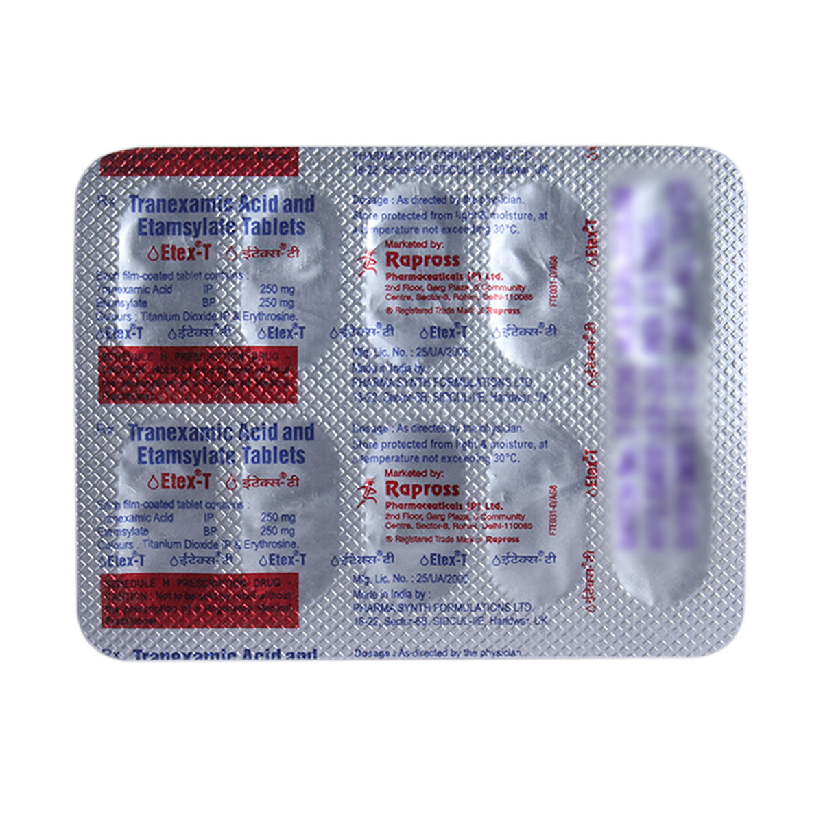 Etex T Tablet 10's Price, Uses, Side Effects, Composition - Apollo Pharmacy