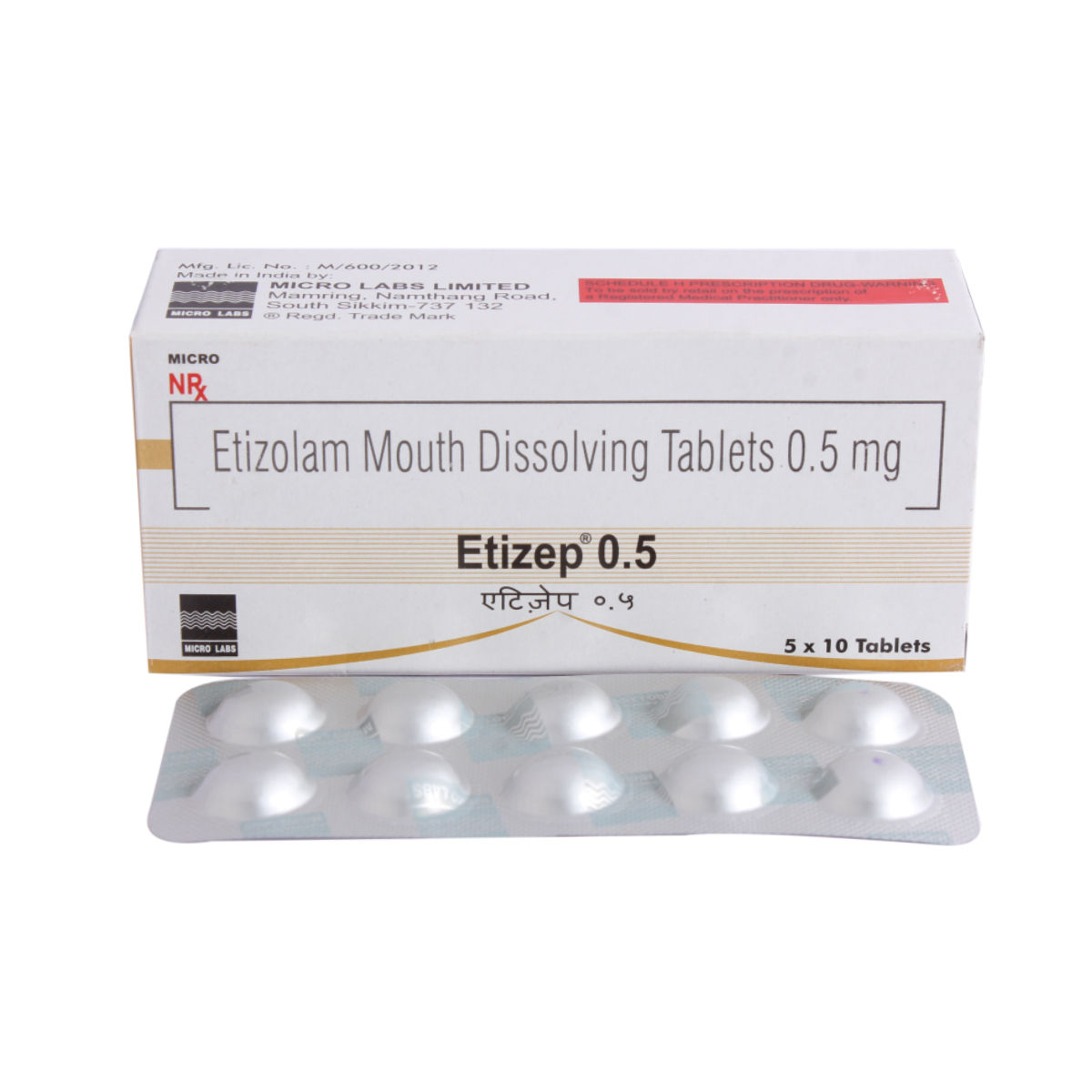 Etizep 0.5 mg Tablet 10's Price, Uses, Side Effects, Composition ...