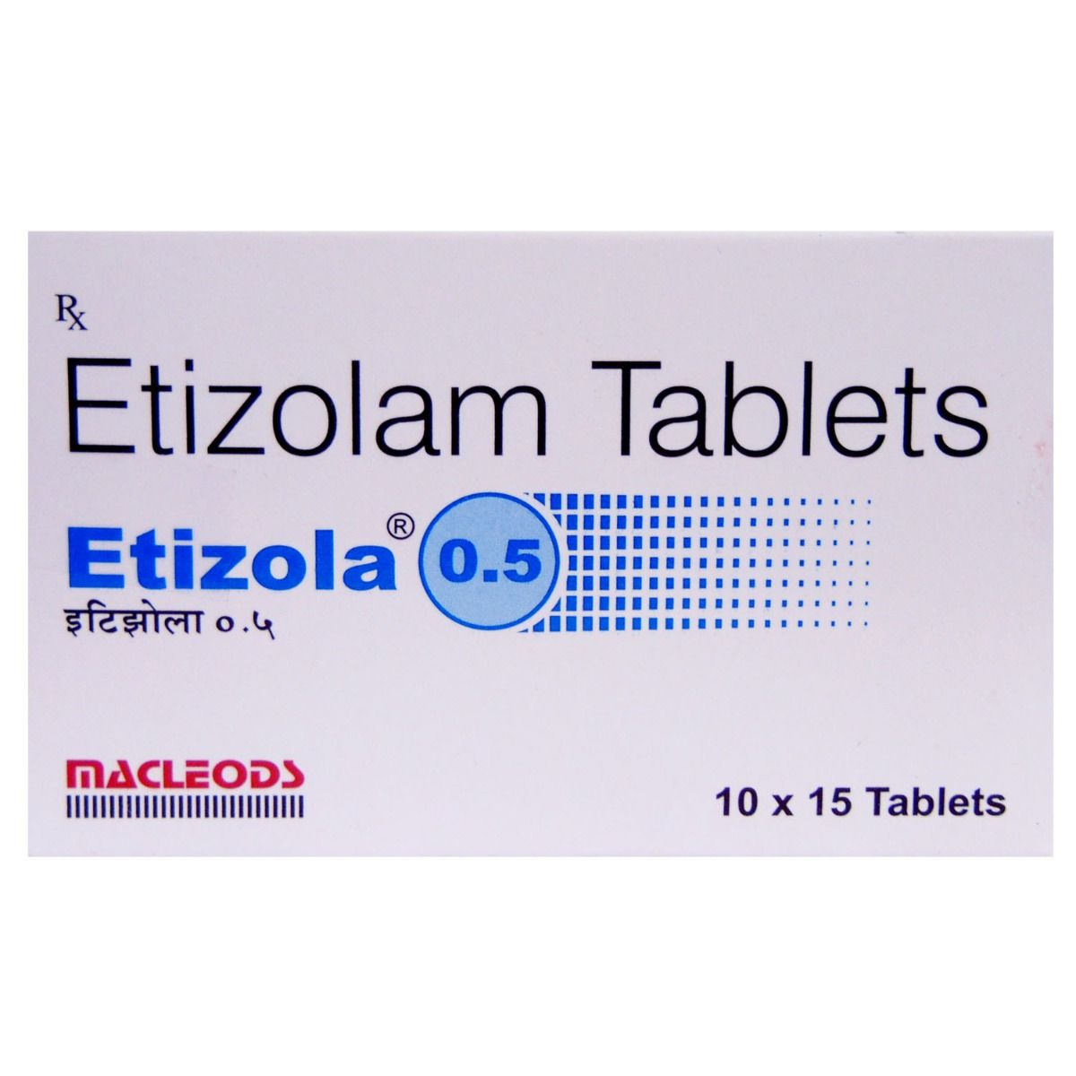 Etizola 0.5 Tablet 15's Price, Uses, Side Effects, Composition - Apollo ...