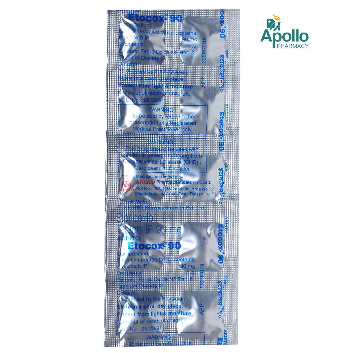 ETOCOX 90MG TABLET Price, Uses, Side Effects, Composition - Apollo Pharmacy