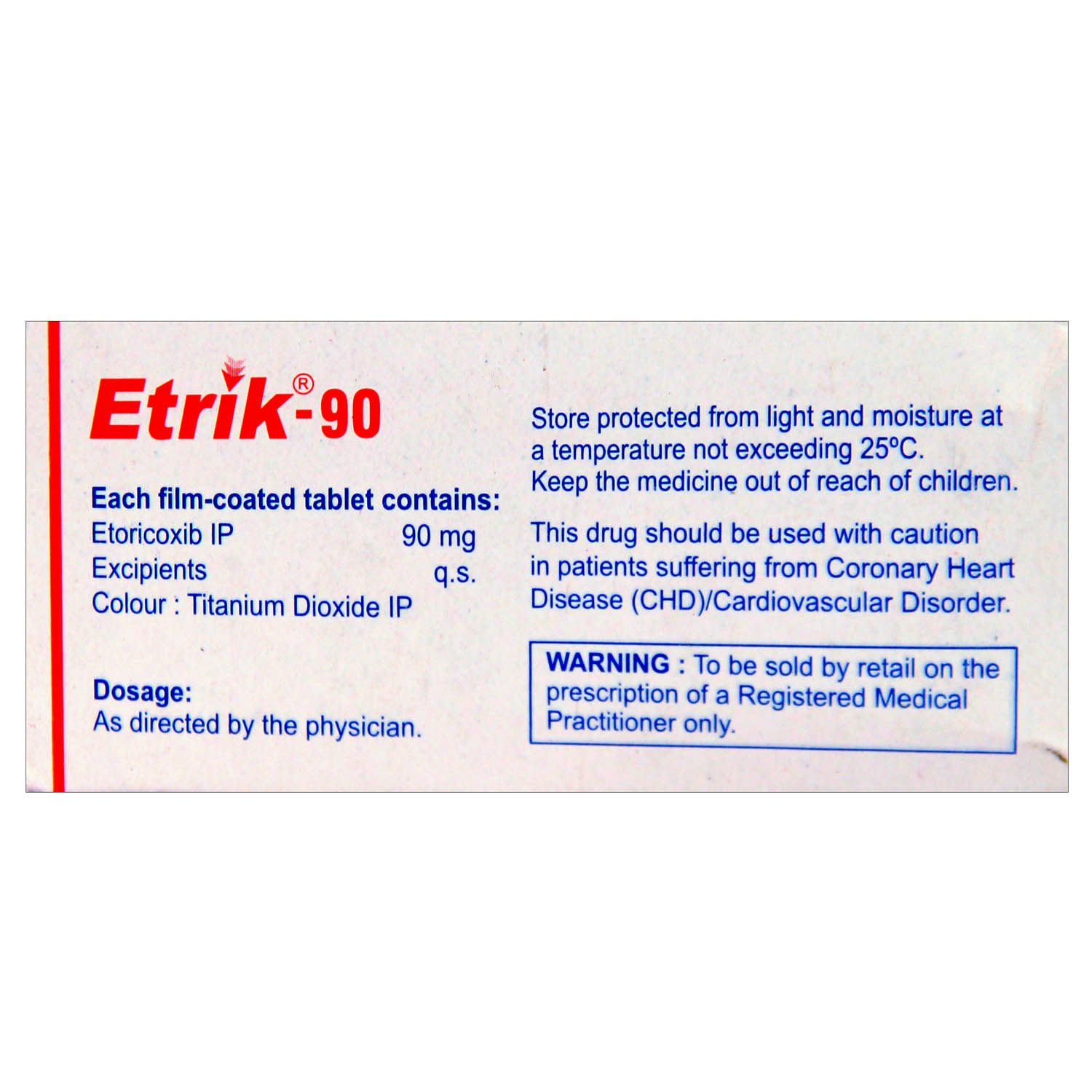 Etrik-90 Tablet 10's Price, Uses, Side Effects, Composition - Apollo ...