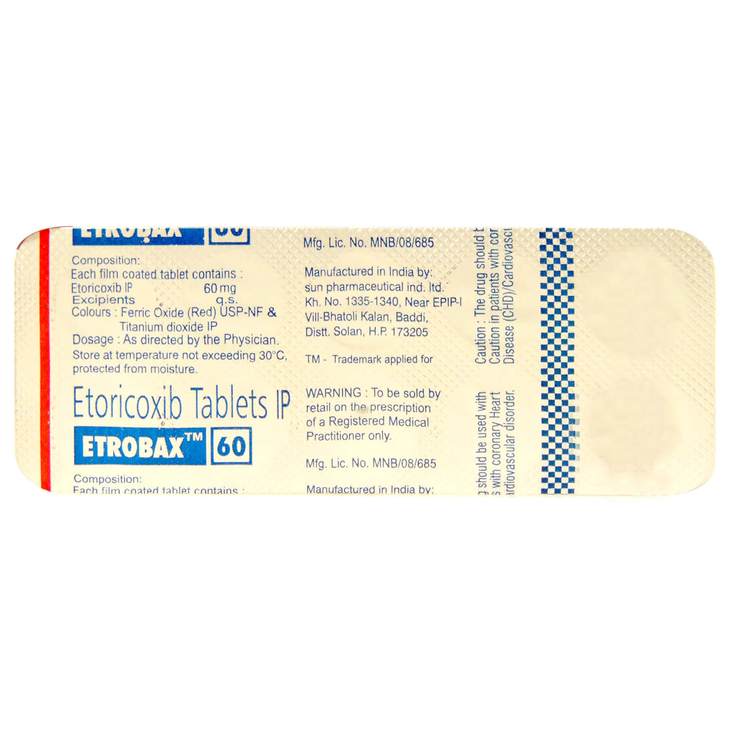 Etrobax 60mg Tablet Price, Uses, Side Effects, Composition - Apollo ...