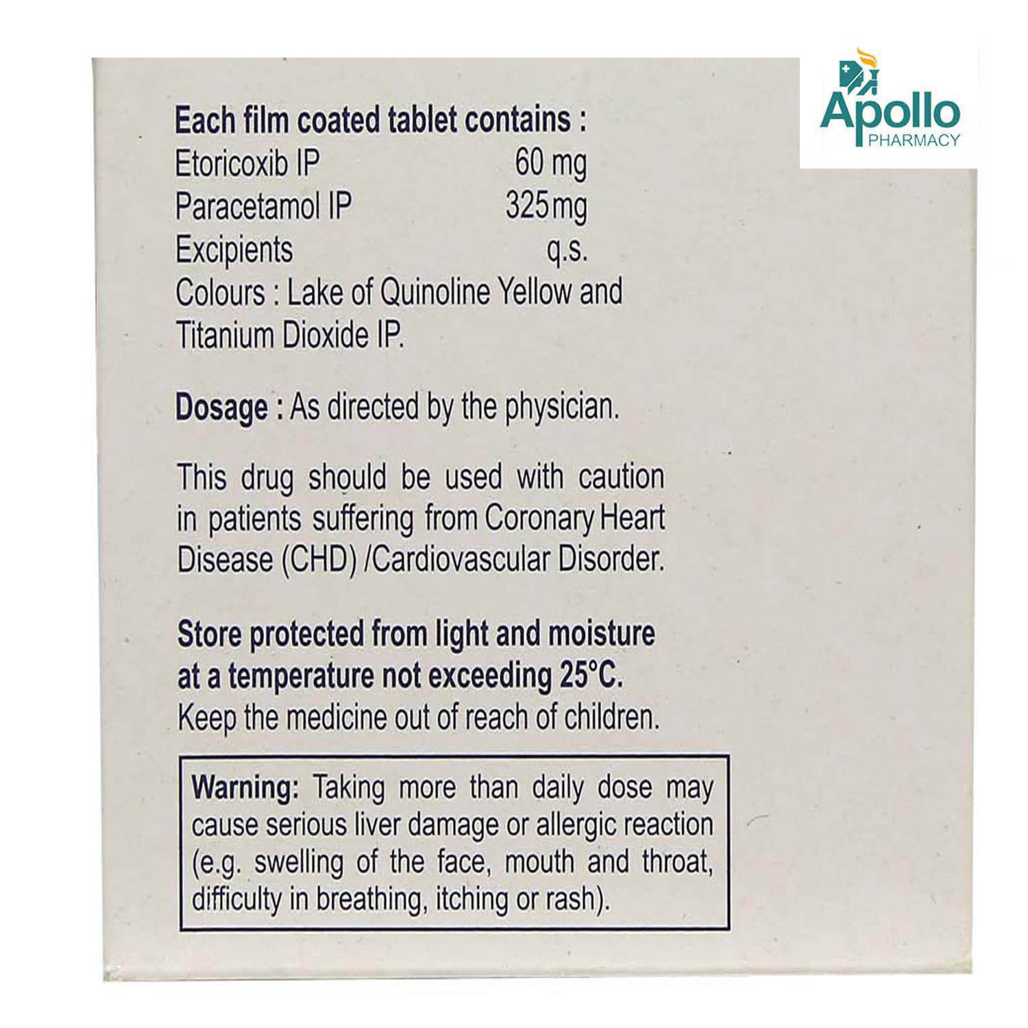 Etrik-P Tablet 10's Price, Uses, Side Effects, Composition - Apollo ...