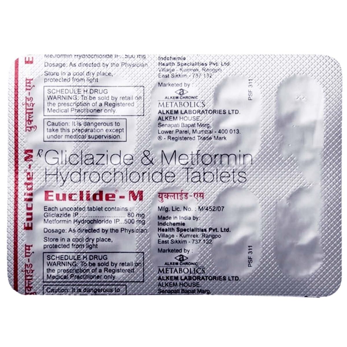 EUCLIDE M TABLET Price, Uses, Side Effects, Composition - Apollo Pharmacy