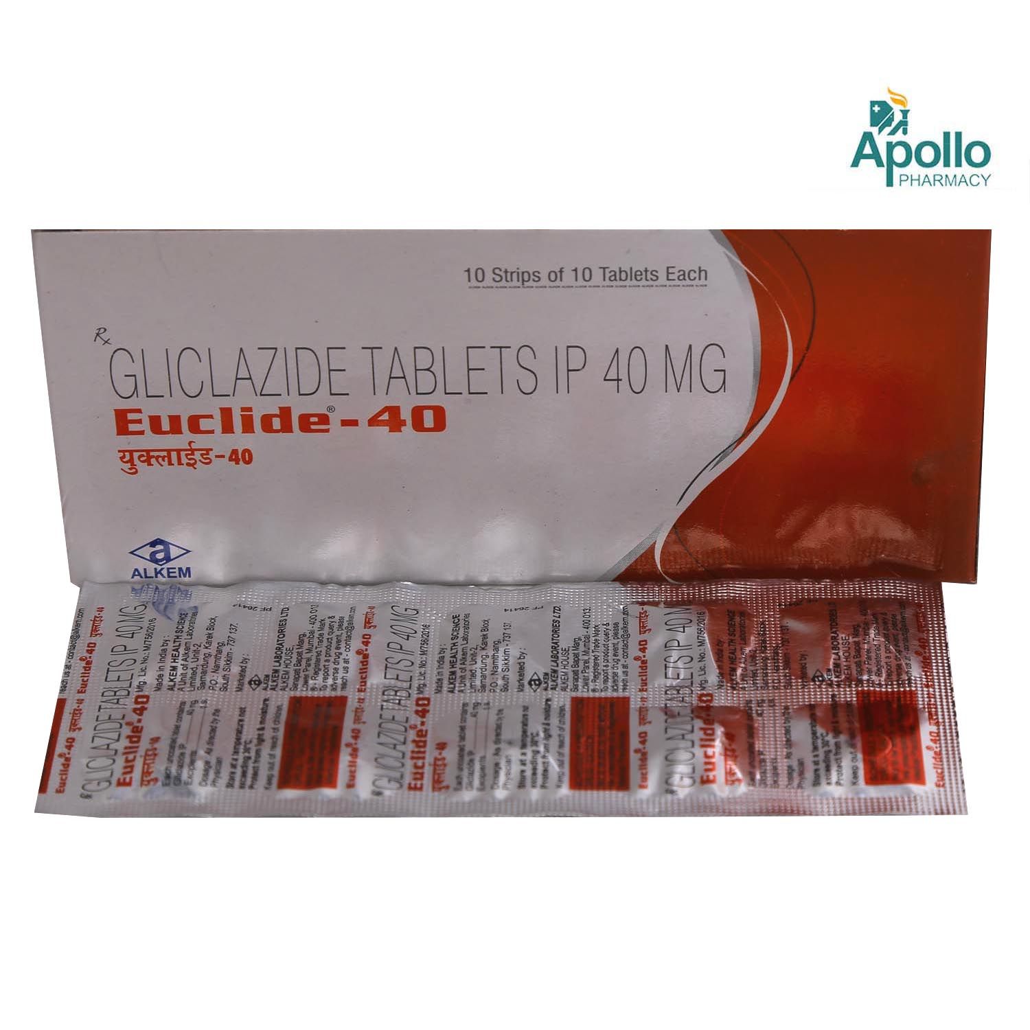 EUCLIDE 40MG TABLET Price, Uses, Side Effects, Composition - Apollo ...
