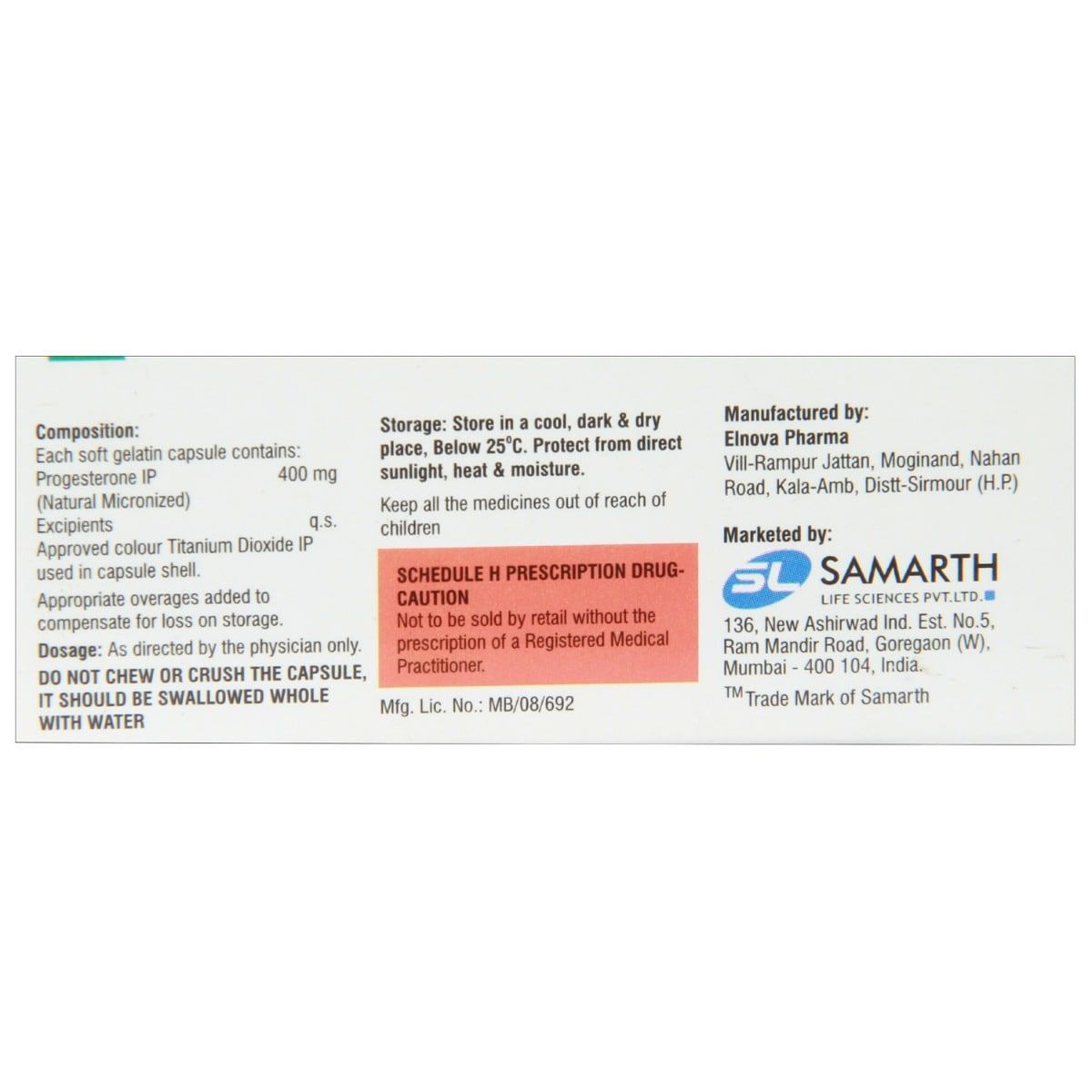 Eugest 400 mg Capsule 10's Price, Uses, Side Effects, Composition ...