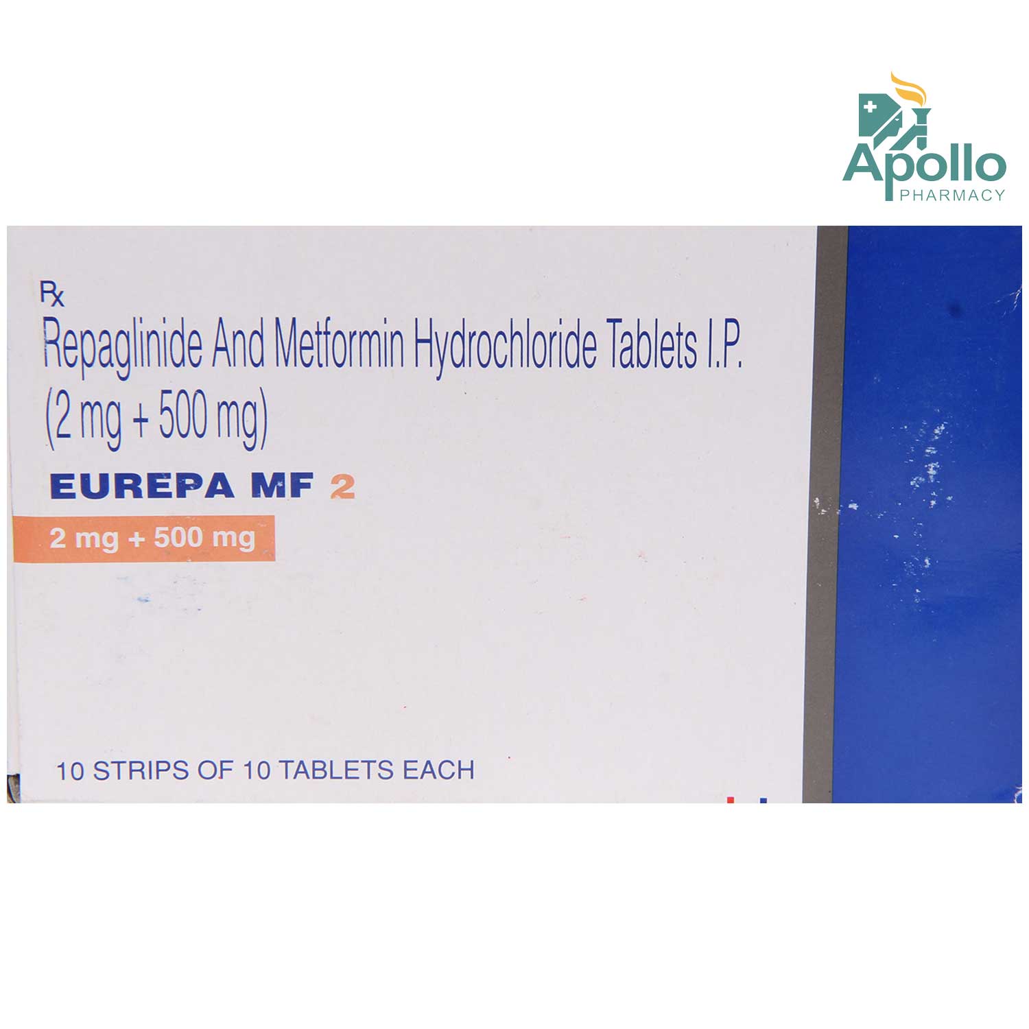 Eurepa MF 2 Tablet 10's Price, Uses, Side Effects, Composition - Apollo ...
