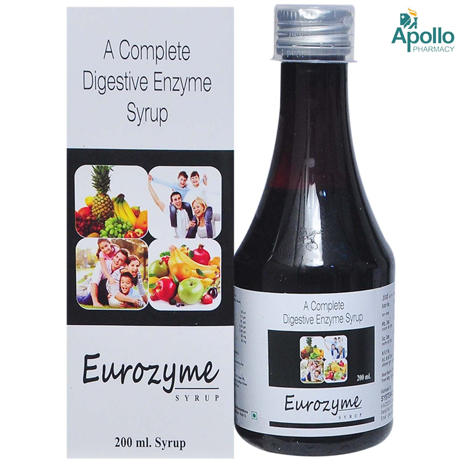 Eurozyme Syrup 200 ml Price, Uses, Side Effects, Composition - Apollo ...