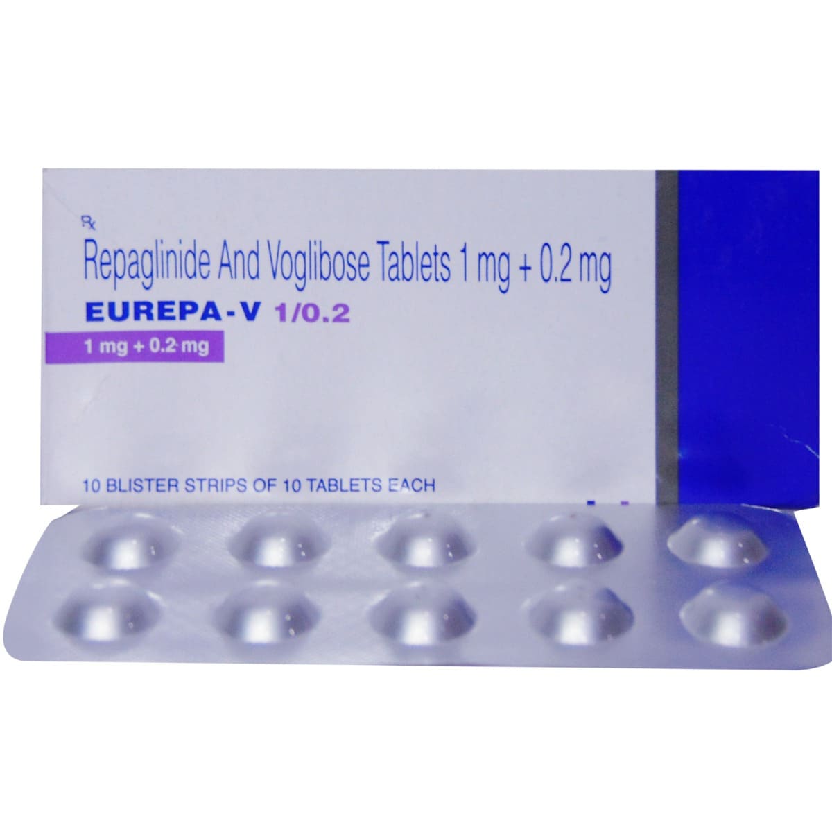Eurepa-V 1/0.2 Tablet 10's Price, Uses, Side Effects, Composition ...