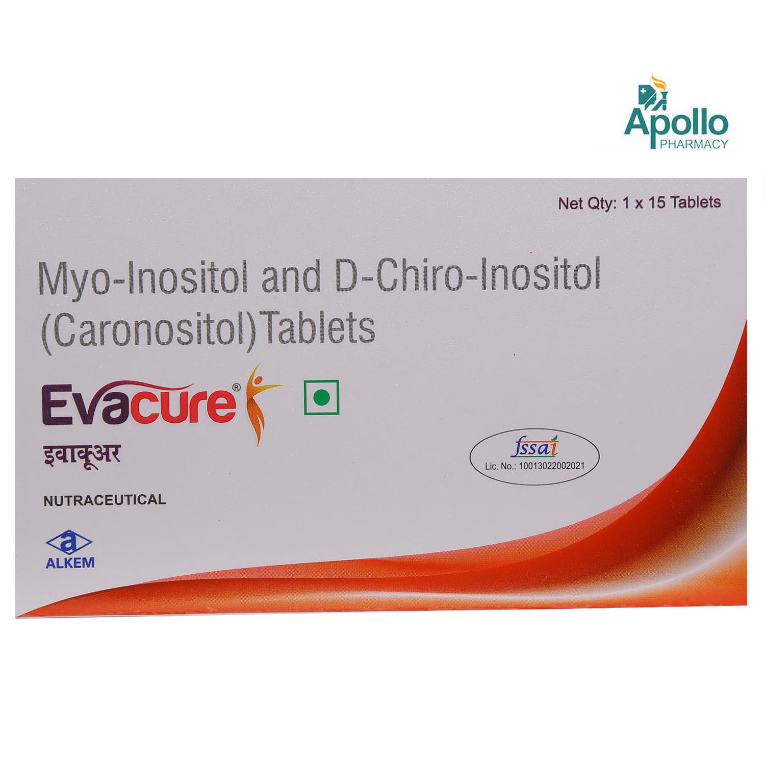 Evacure Tablet 15's Price, Uses, Side Effects, Composition - Apollo ...