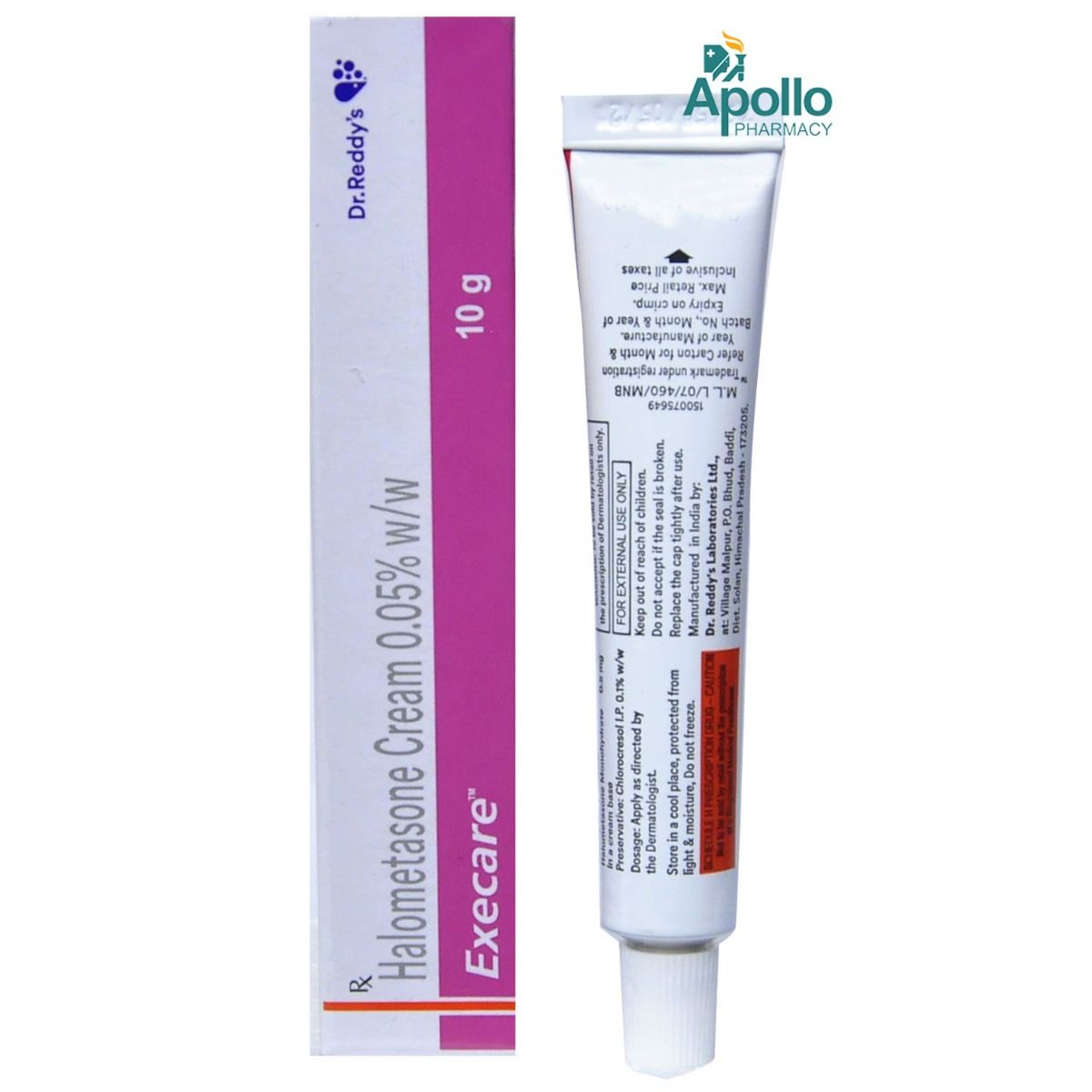 EXECARE 0.05% CREAM 10GM Price, Uses, Side Effects, Composition ...