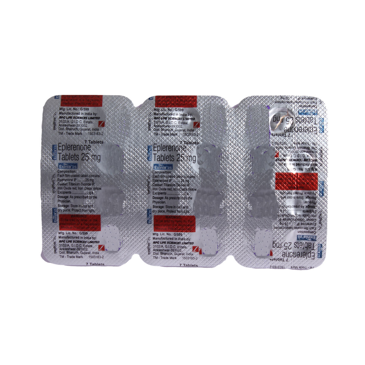 Exinia 25 mg Tablet 7's Price, Uses, Side Effects, Composition - Apollo ...