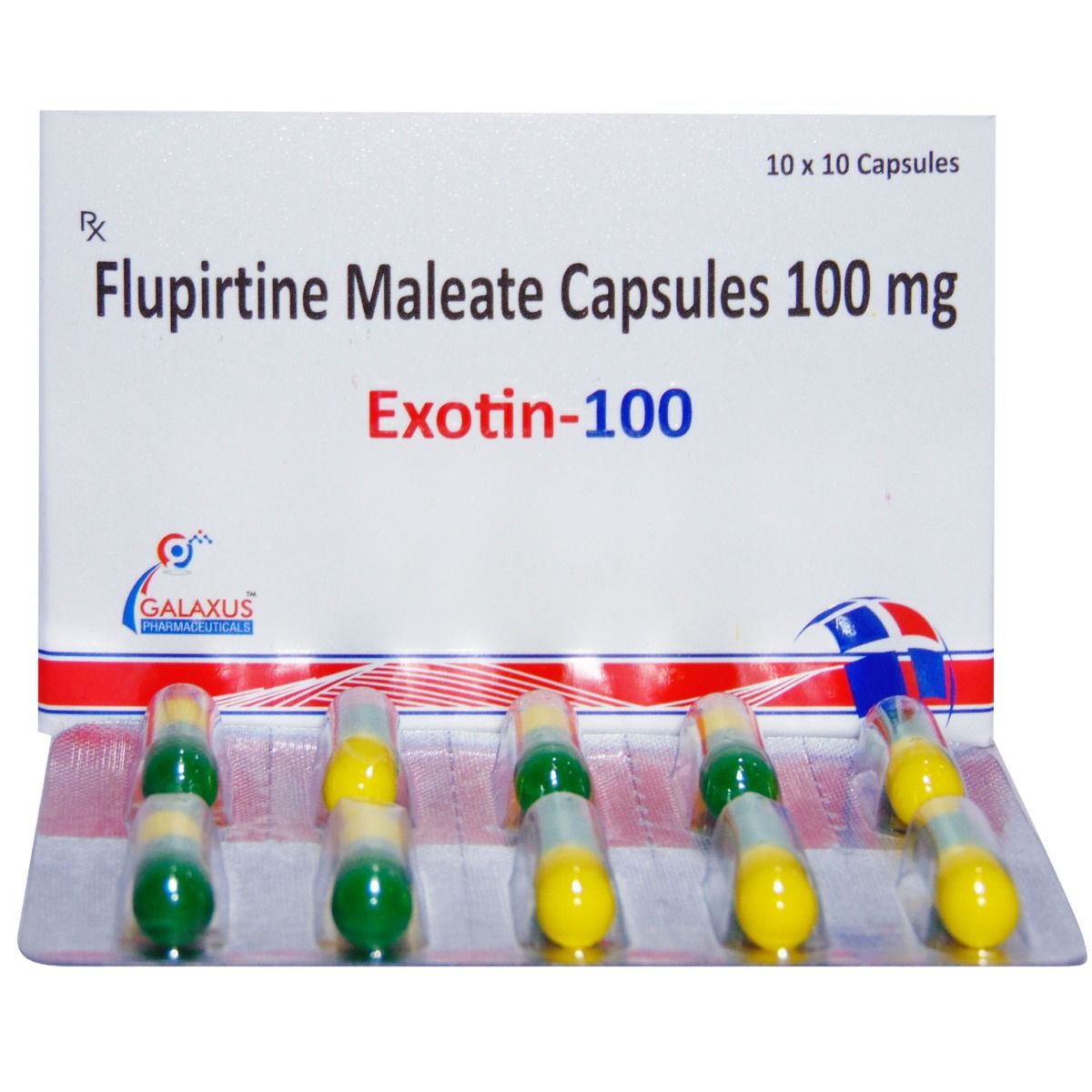 Exotin 100mg Capsule 10's Price, Uses, Side Effects, Composition ...