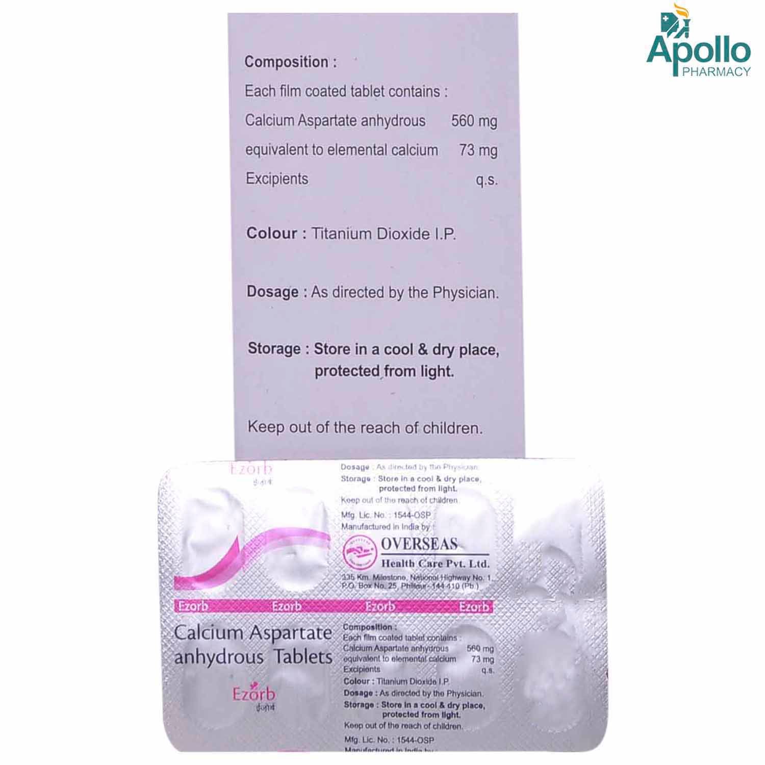 Ezorb 560Mg Tab Price, Uses, Side Effects, Composition - Apollo Pharmacy