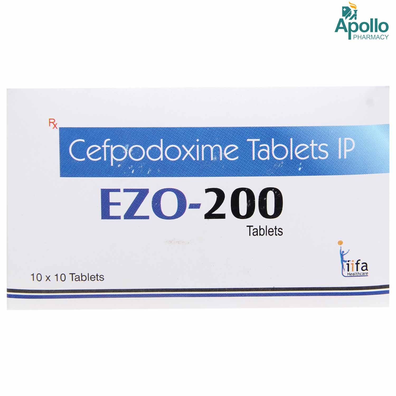 Ezo-200 mg Tablet 10's Price, Uses, Side Effects, Composition - Apollo ...