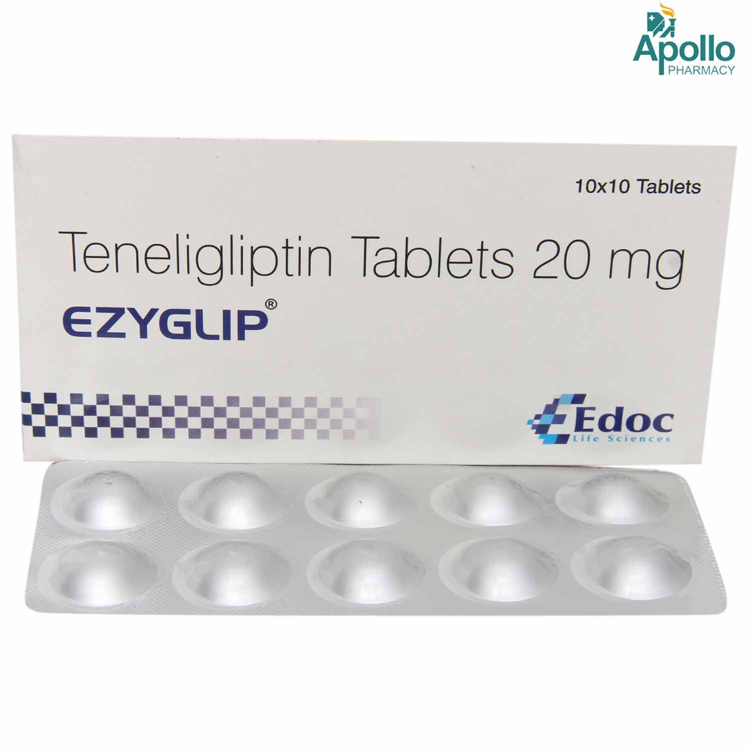 EZYGLIP 20MG TABLET 10'S Price, Uses, Side Effects, Composition ...