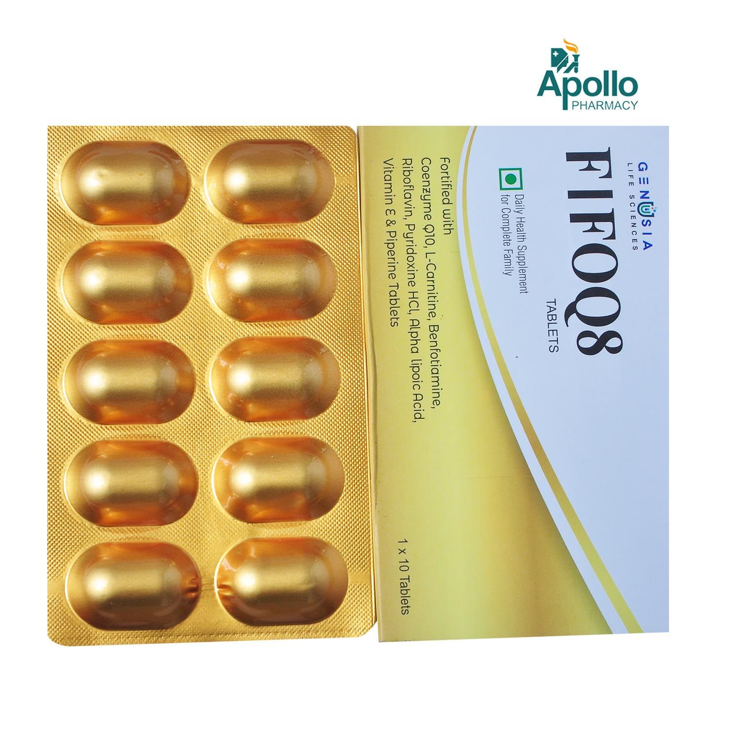 Fifoq8 Tablet 10's Price, Uses, Side Effects, Composition - Apollo Pharmacy