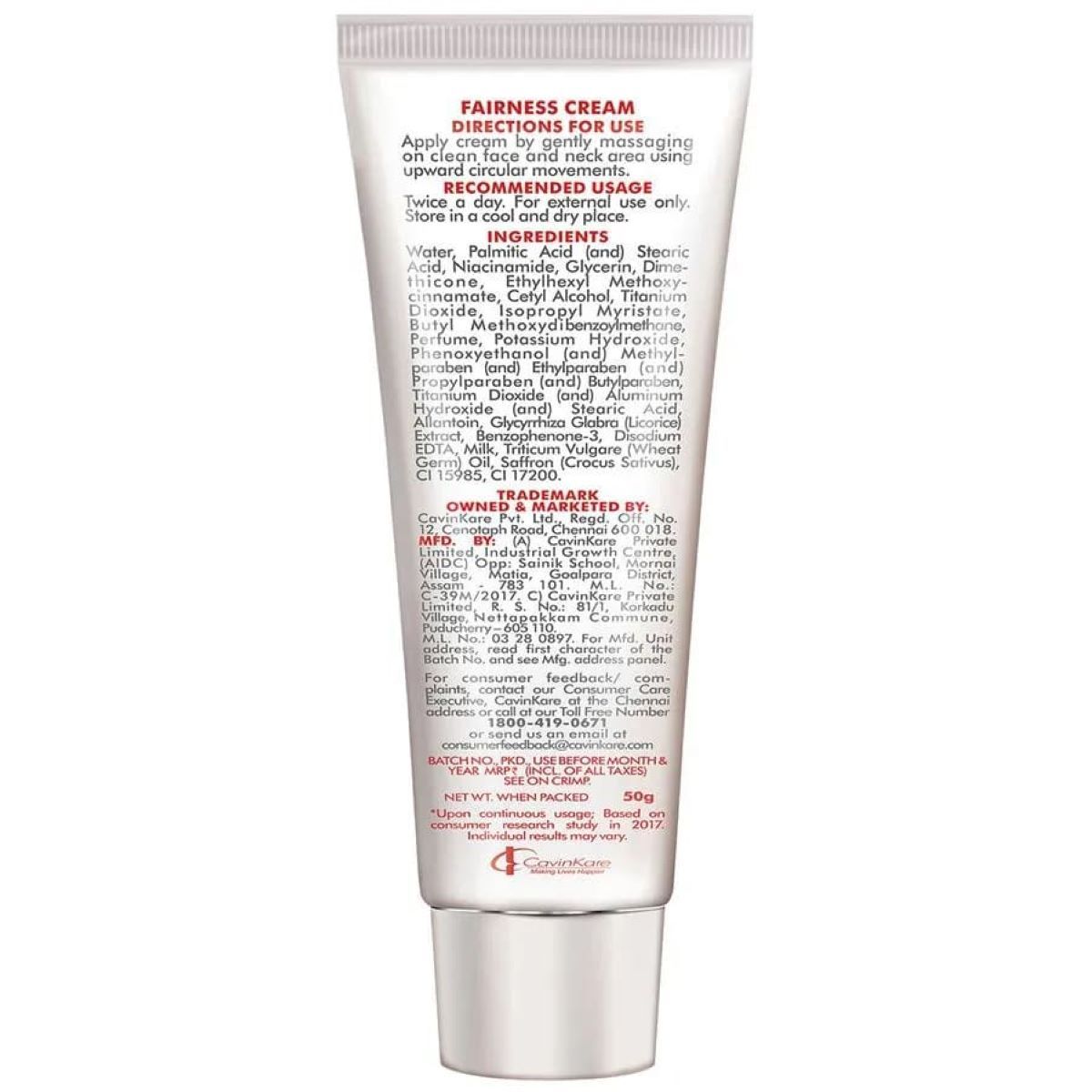 Fairever Naturals Saffron & Milk Fairness Cream, 50 gm Price, Uses ...