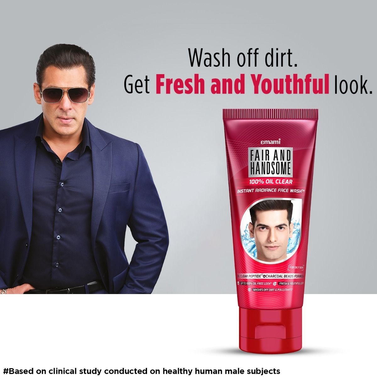 Fair & Handsome 100% Oil Clear Instant Radiance Face Wash, 50 gm Price ...