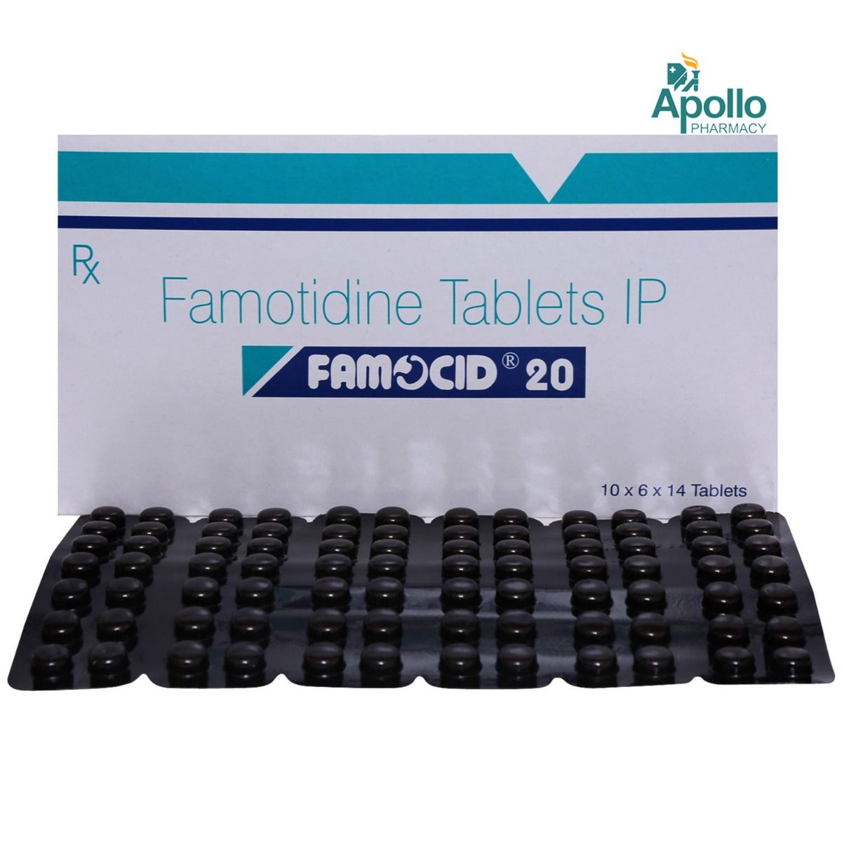 Famocid 20 Tablet 14's Price, Uses, Side Effects, Composition - Apollo ...