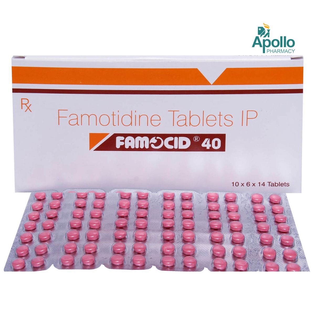 Famocid 40 Tablet 14's Price, Uses, Side Effects, Composition - Apollo ...
