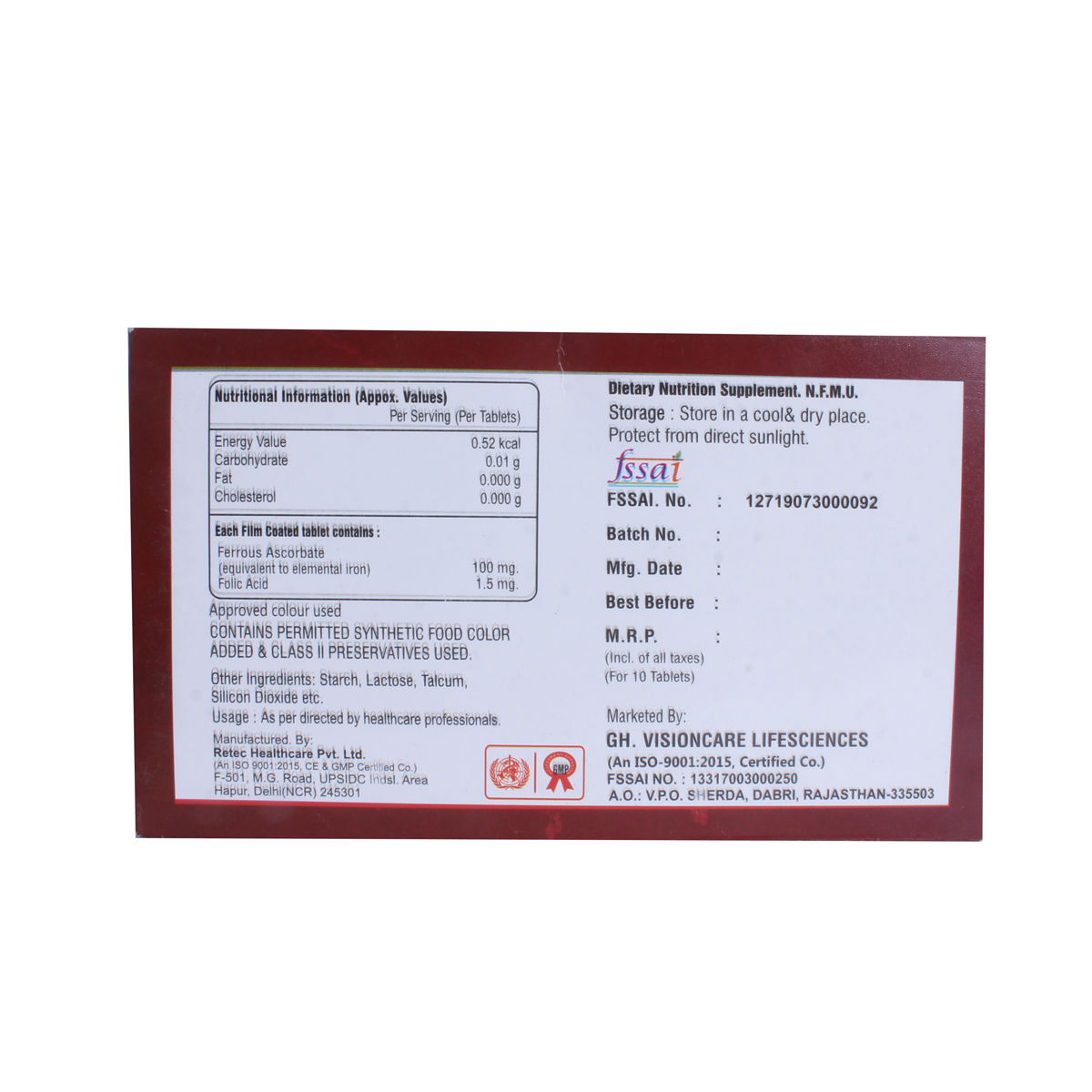 Fanfer XT Tablet 10's Price, Uses, Side Effects, Composition - Apollo ...