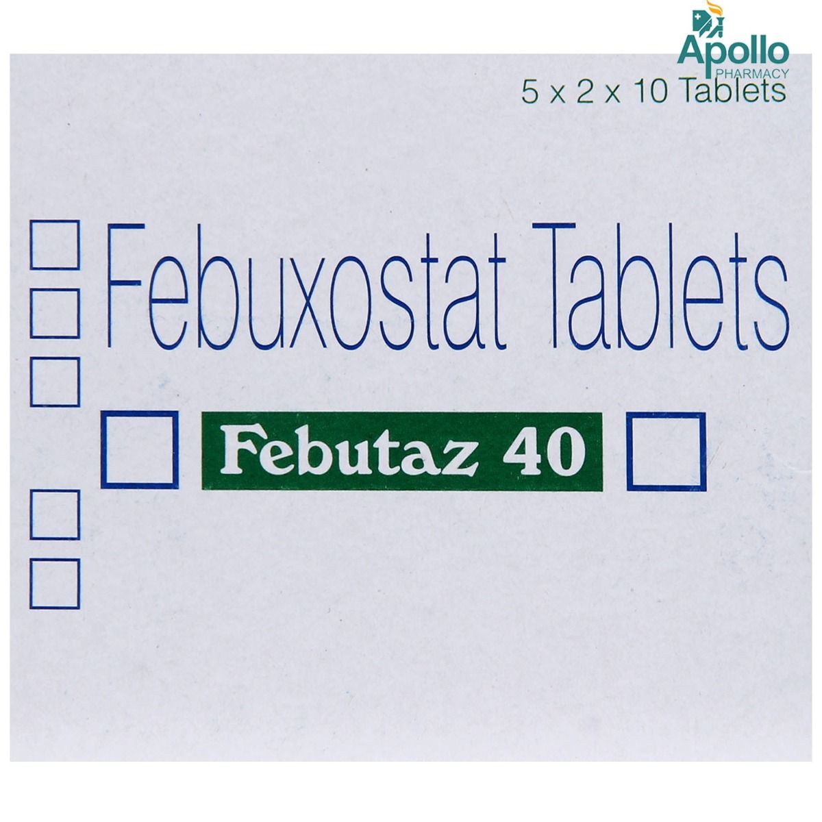 Febutaz 40 Tablet 10's Price, Uses, Side Effects, Composition - Apollo ...