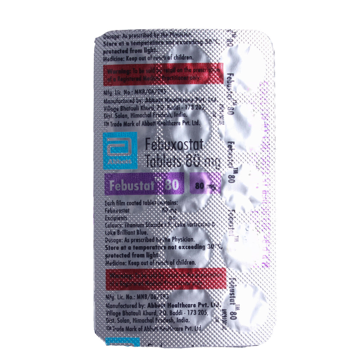 Febustat 80 Tablet 15's Price, Uses, Side Effects, Composition - Apollo ...