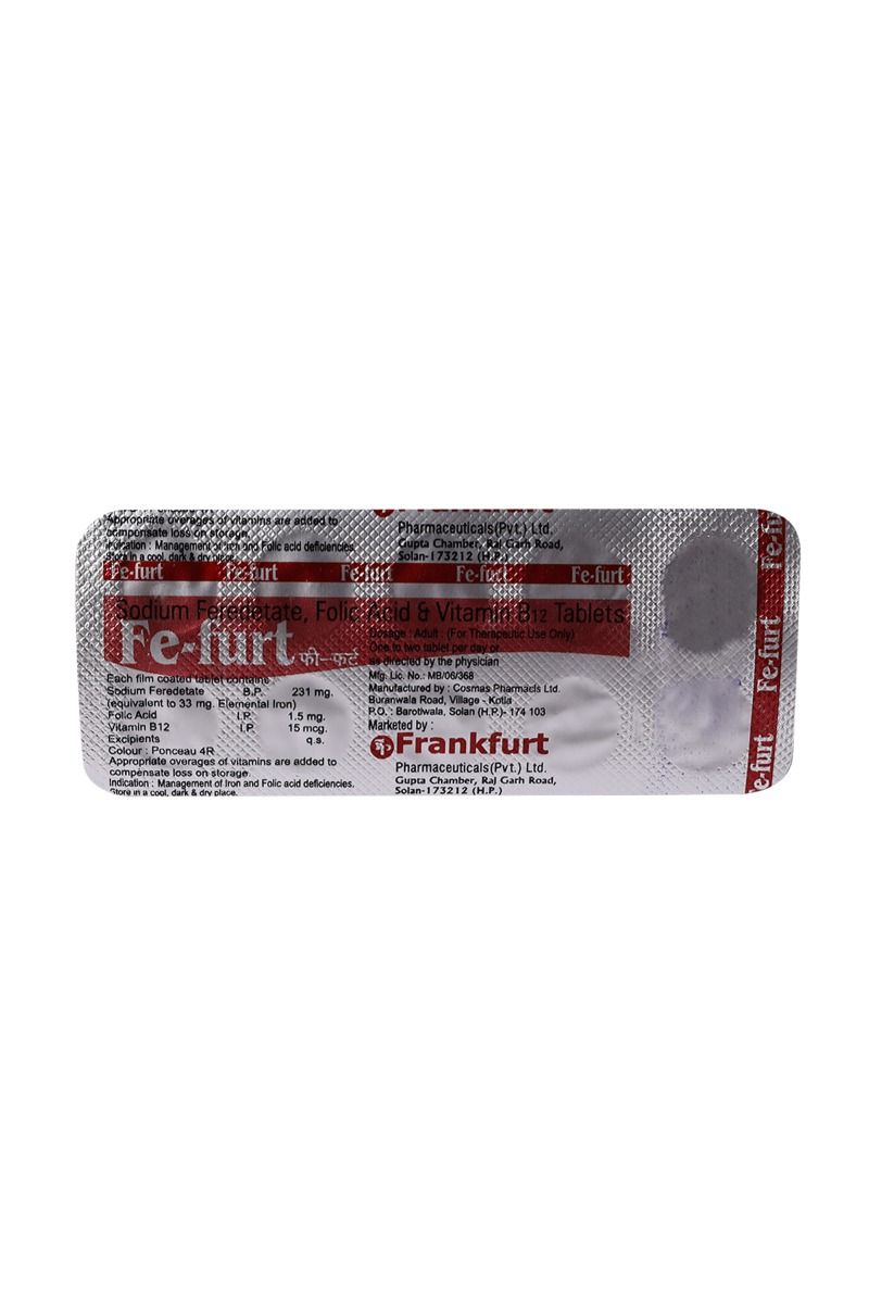 FE-Furt Tablet 10's Price, Uses, Side Effects, Composition - Apollo ...