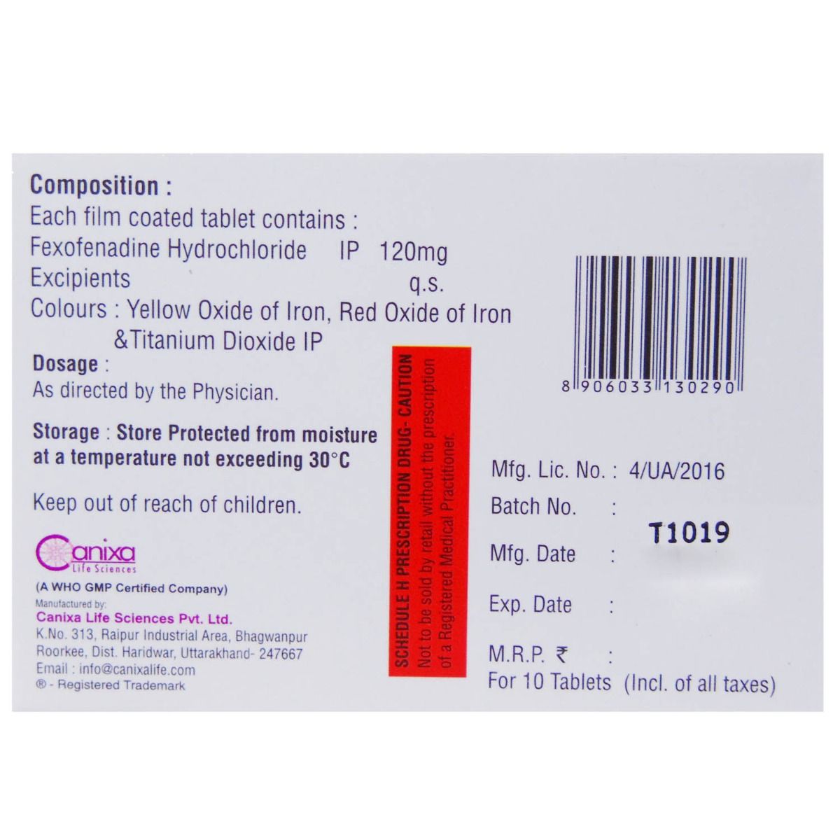 Fenixa 120 mg Tablet 10's Price, Uses, Side Effects, Composition ...