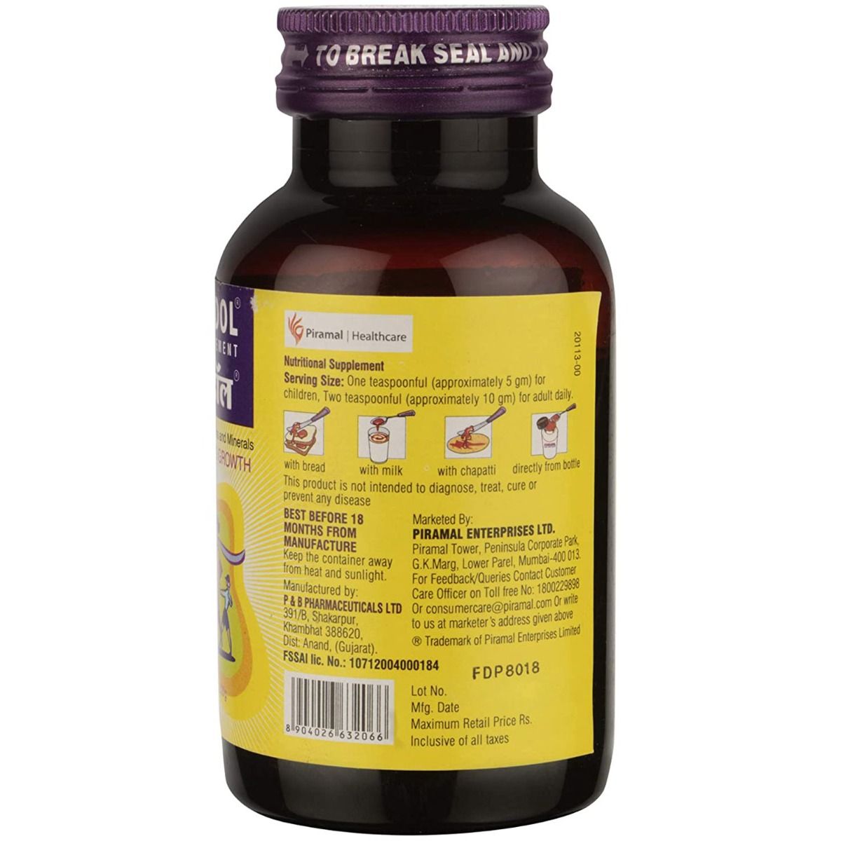 Ferradol Syrup 200 gm Price, Uses, Side Effects, Composition - Apollo ...